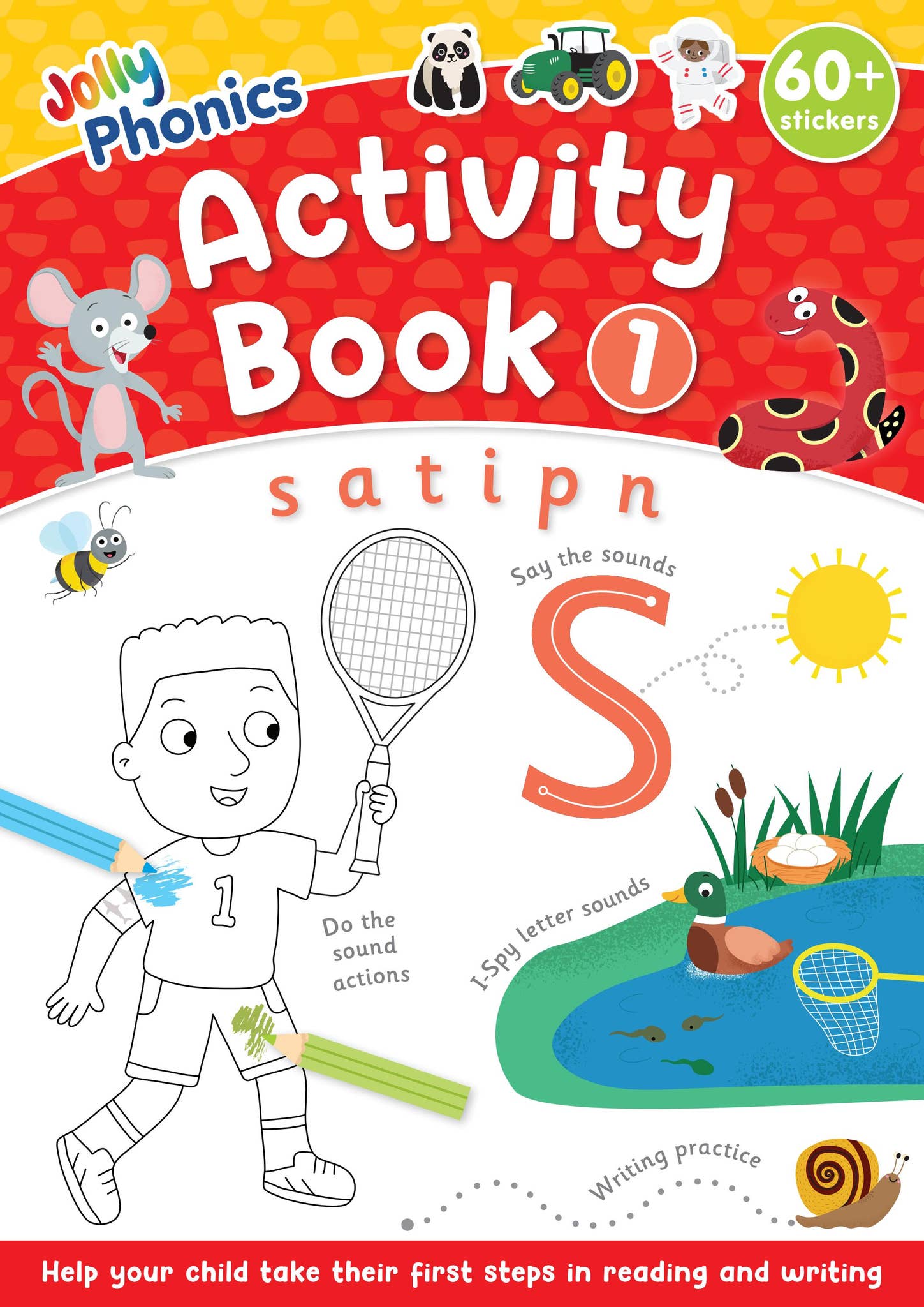 Jolly Phonics Activity Book 1 ( British English, Precursive Edition ...