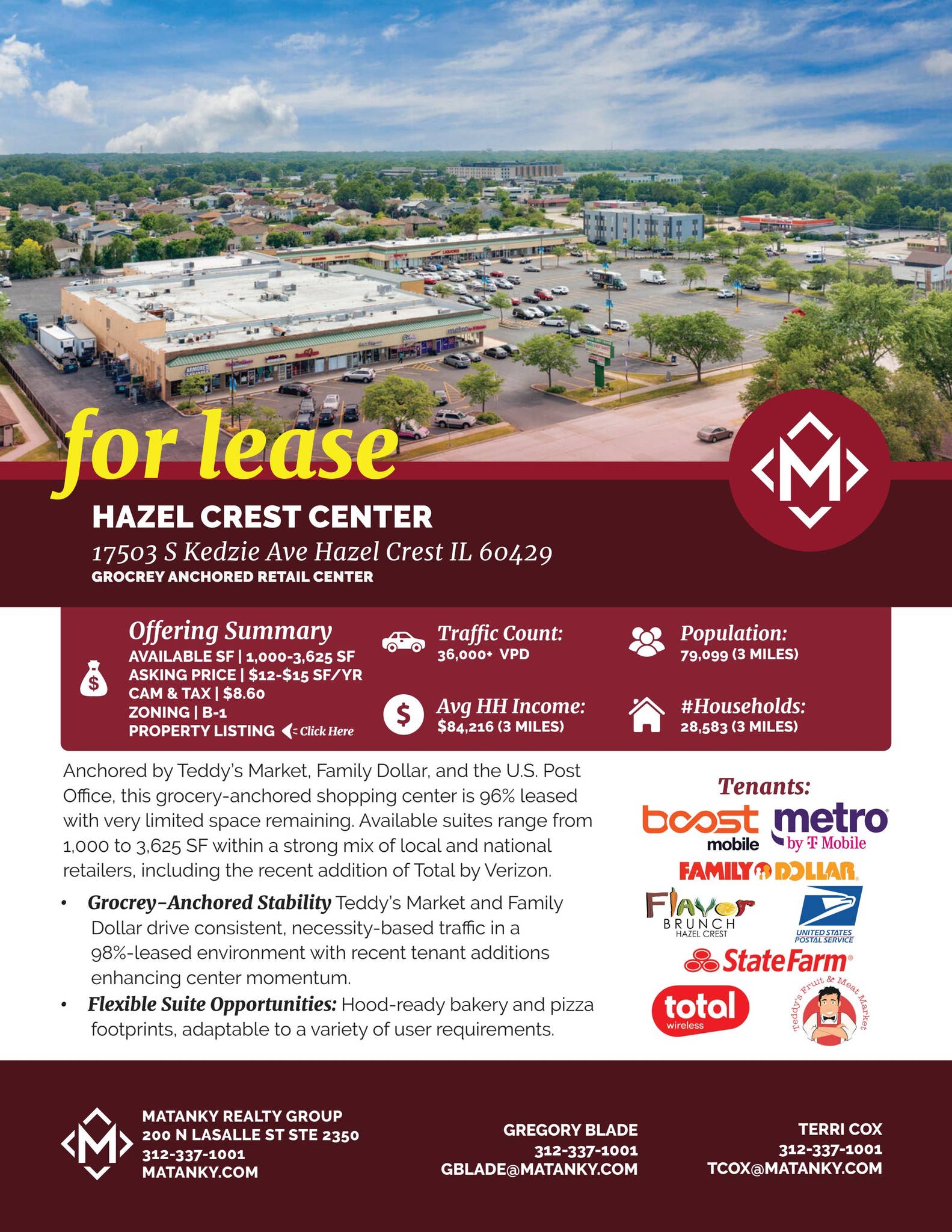 Hazel Crest Brochure Brochure - For Lease by MRG Construction - Issuu