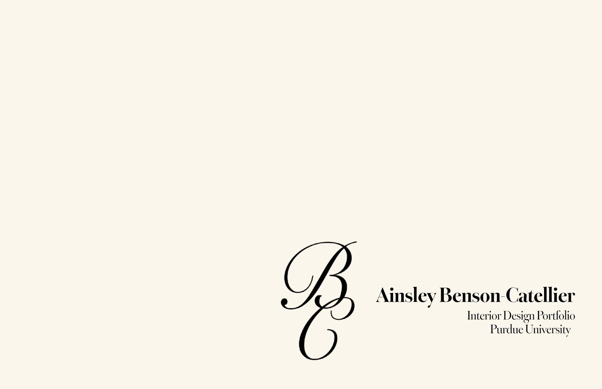Portfolio_Ainsley Benson-Catellier by Ainsley Benson-Catellier - Issuu