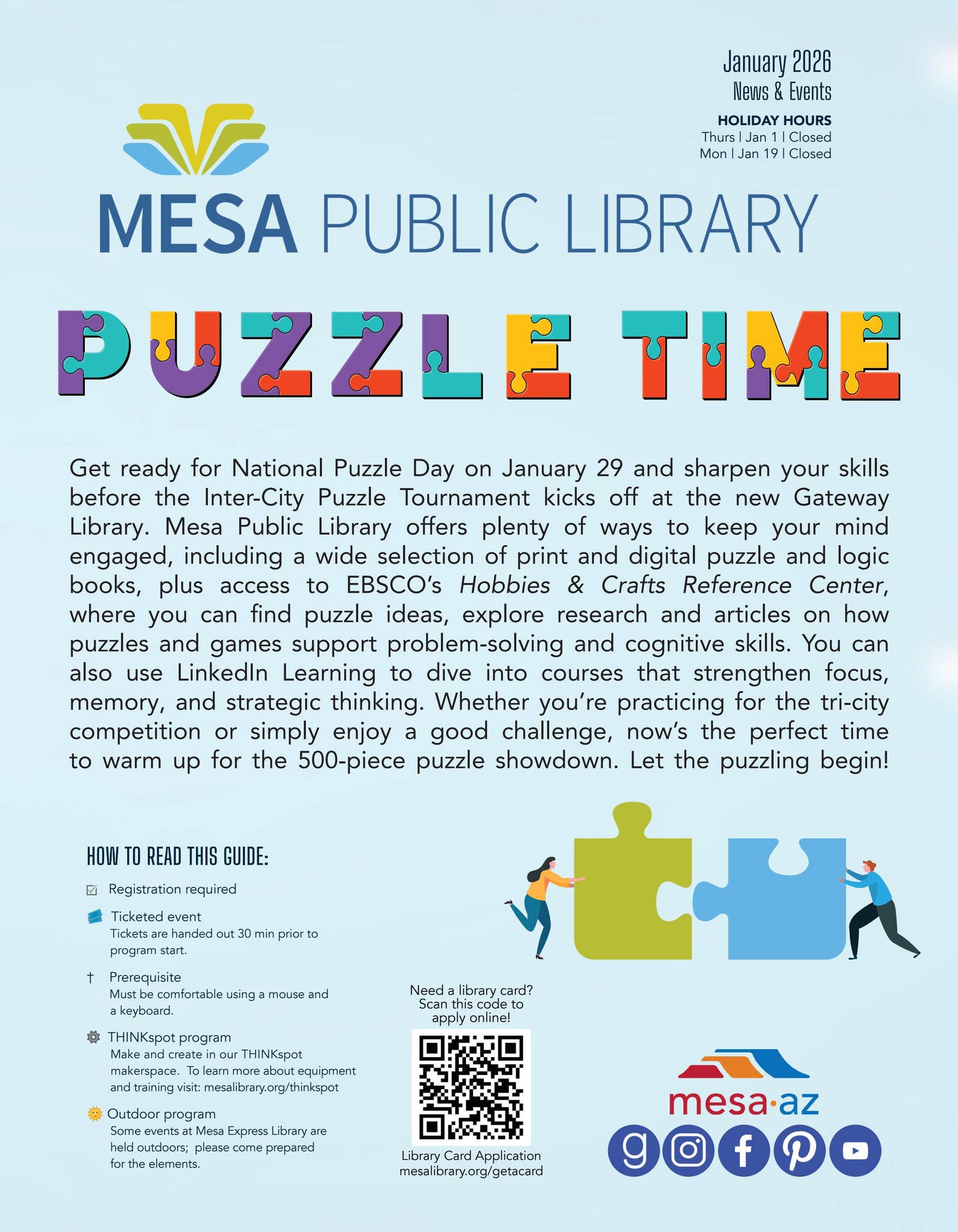Mesa Public Library - January 2026 Newsletter by City of Mesa, AZ - Issuu