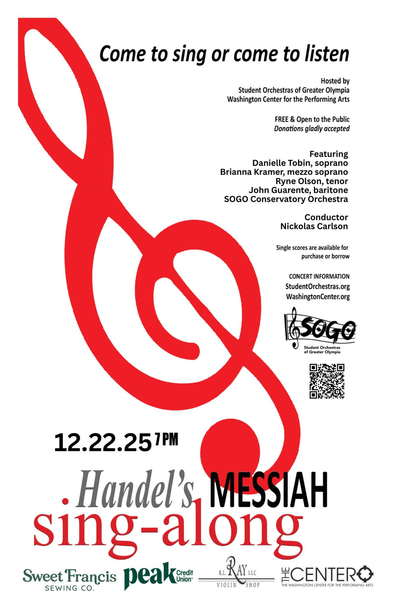 2025 Messiah Sing-Along by Student Orchestras of Greater Olympia - Issuu