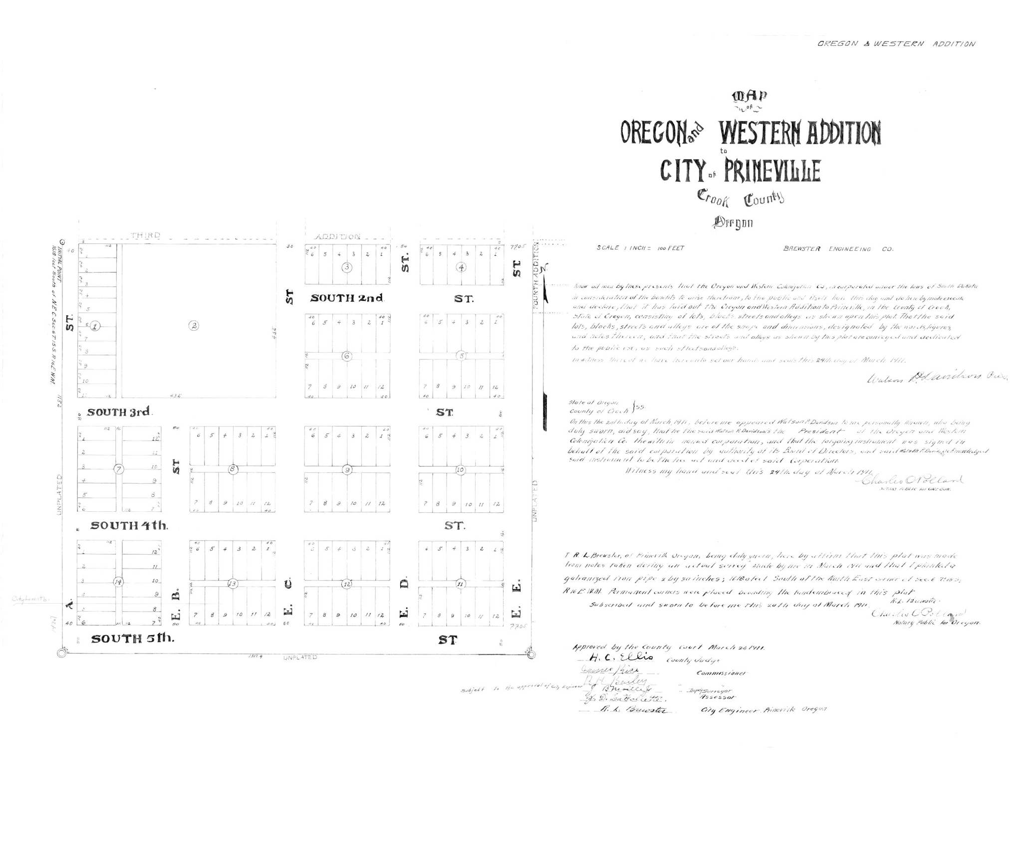 Oregon & Western Addition Plat Map by info-deschutestitle - Issuu