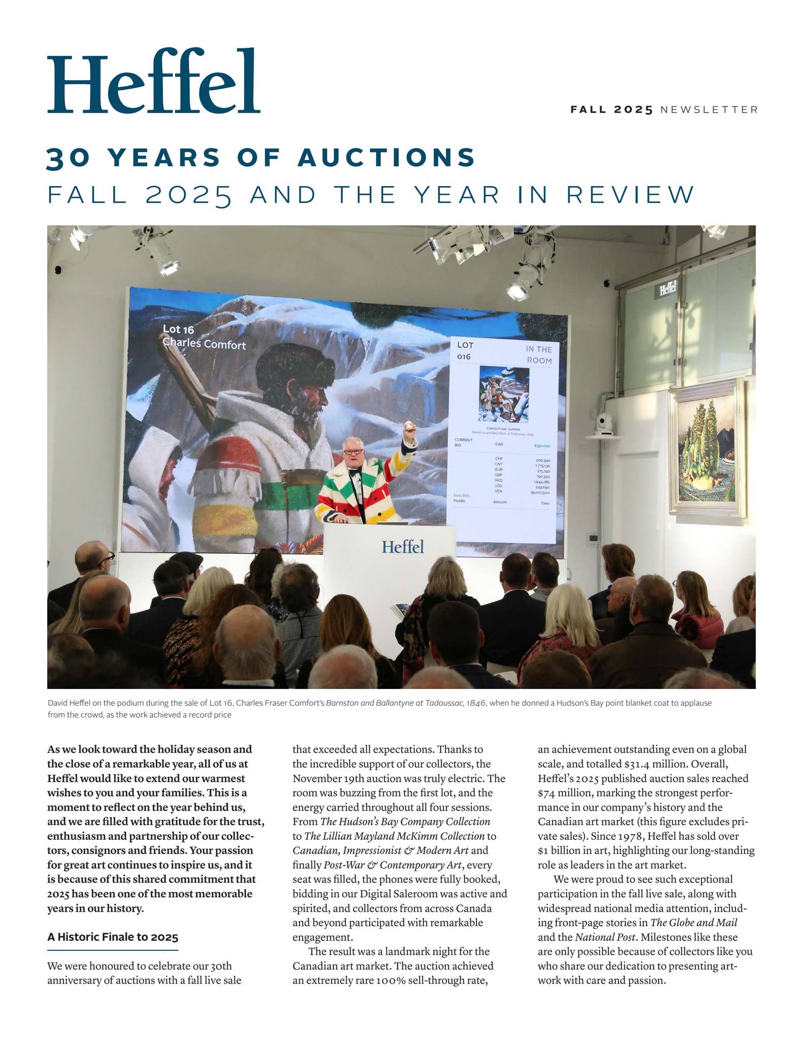 Fall 2025 and the Year in Review by Heffel Fine Art Auction House - Issuu