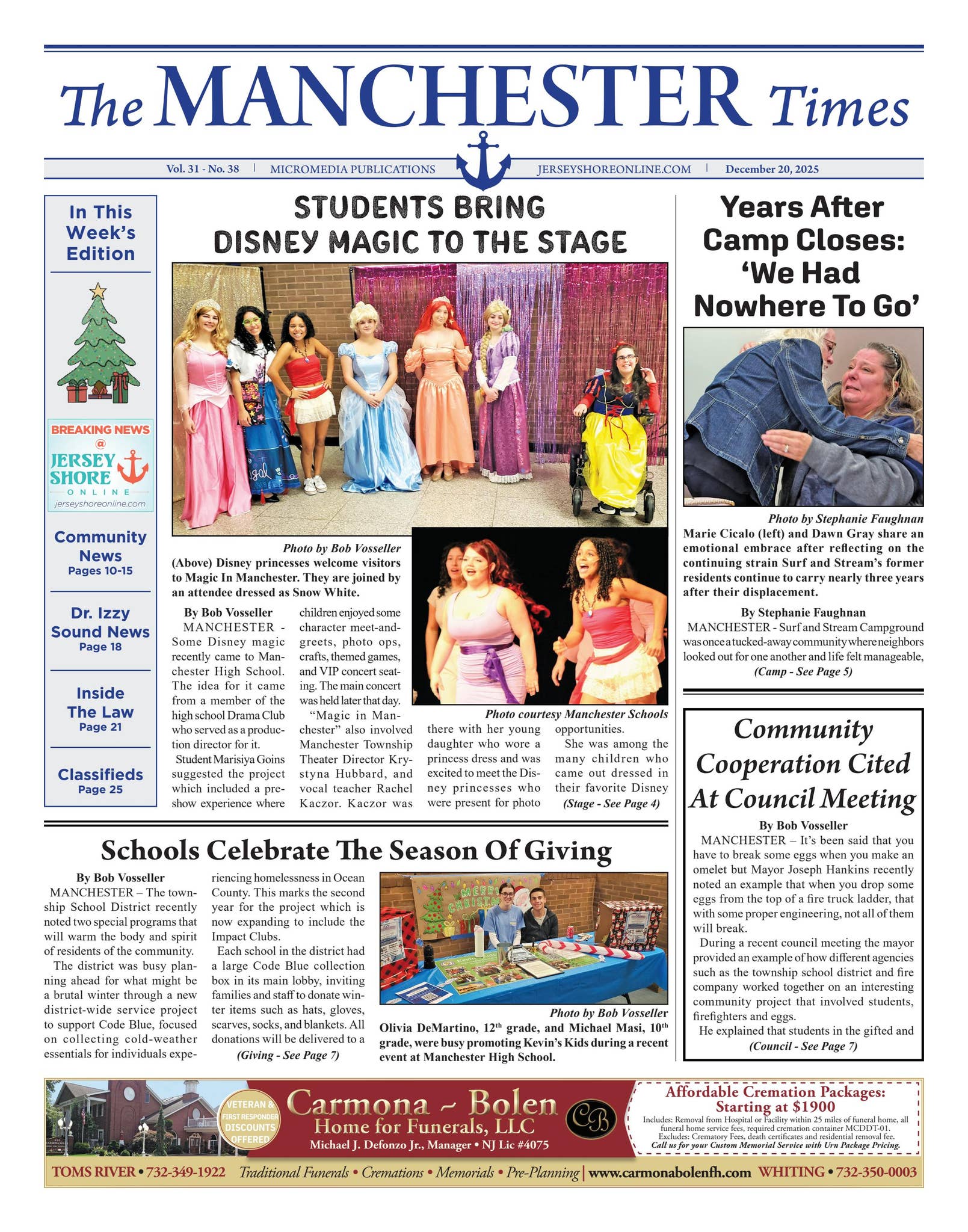 2025-12-20 - The Manchester Times by Jersey Shore Online - Issuu
