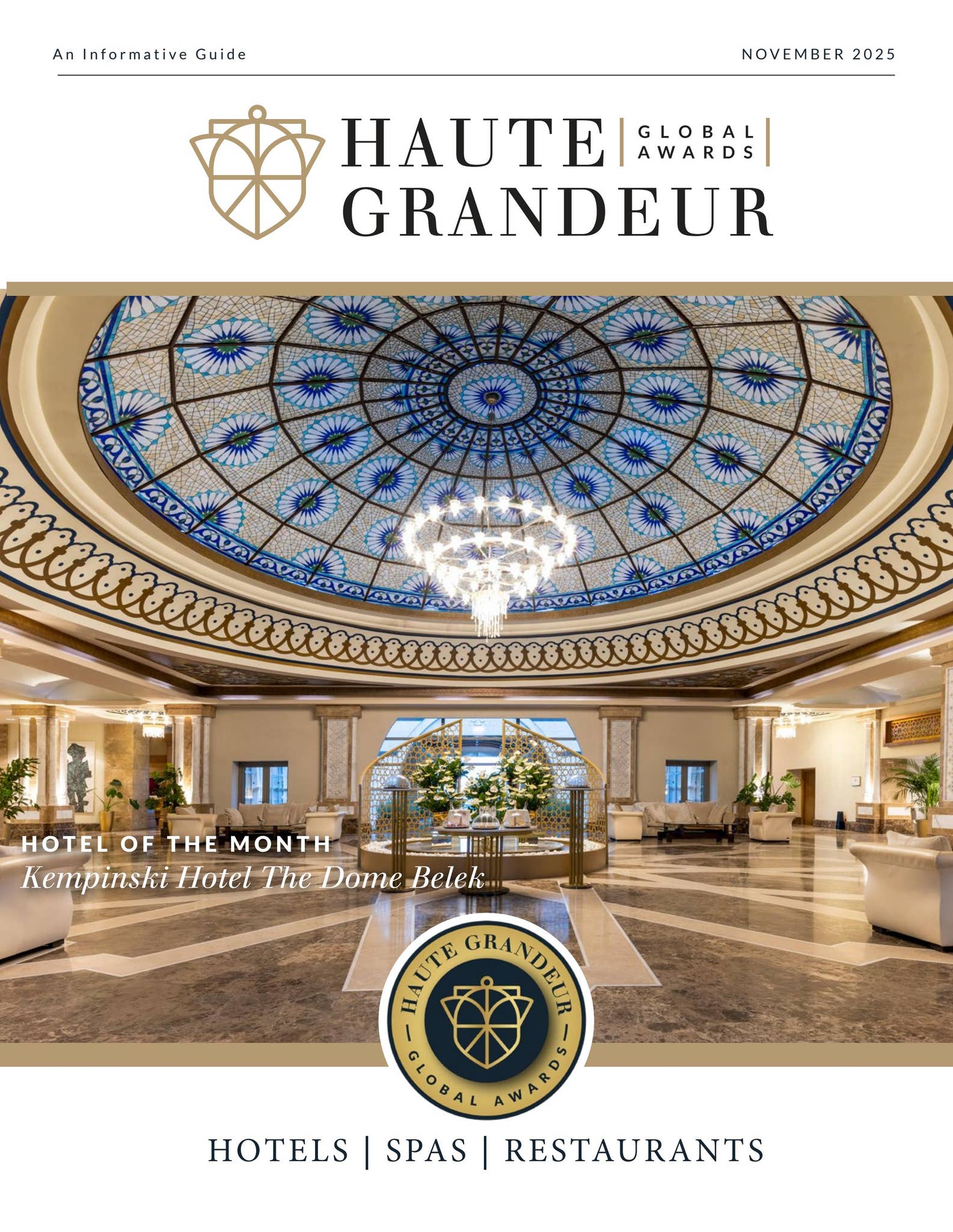 Haute Grandeur, The Best in Hotels, Spas and Restaurants November 2025 ...