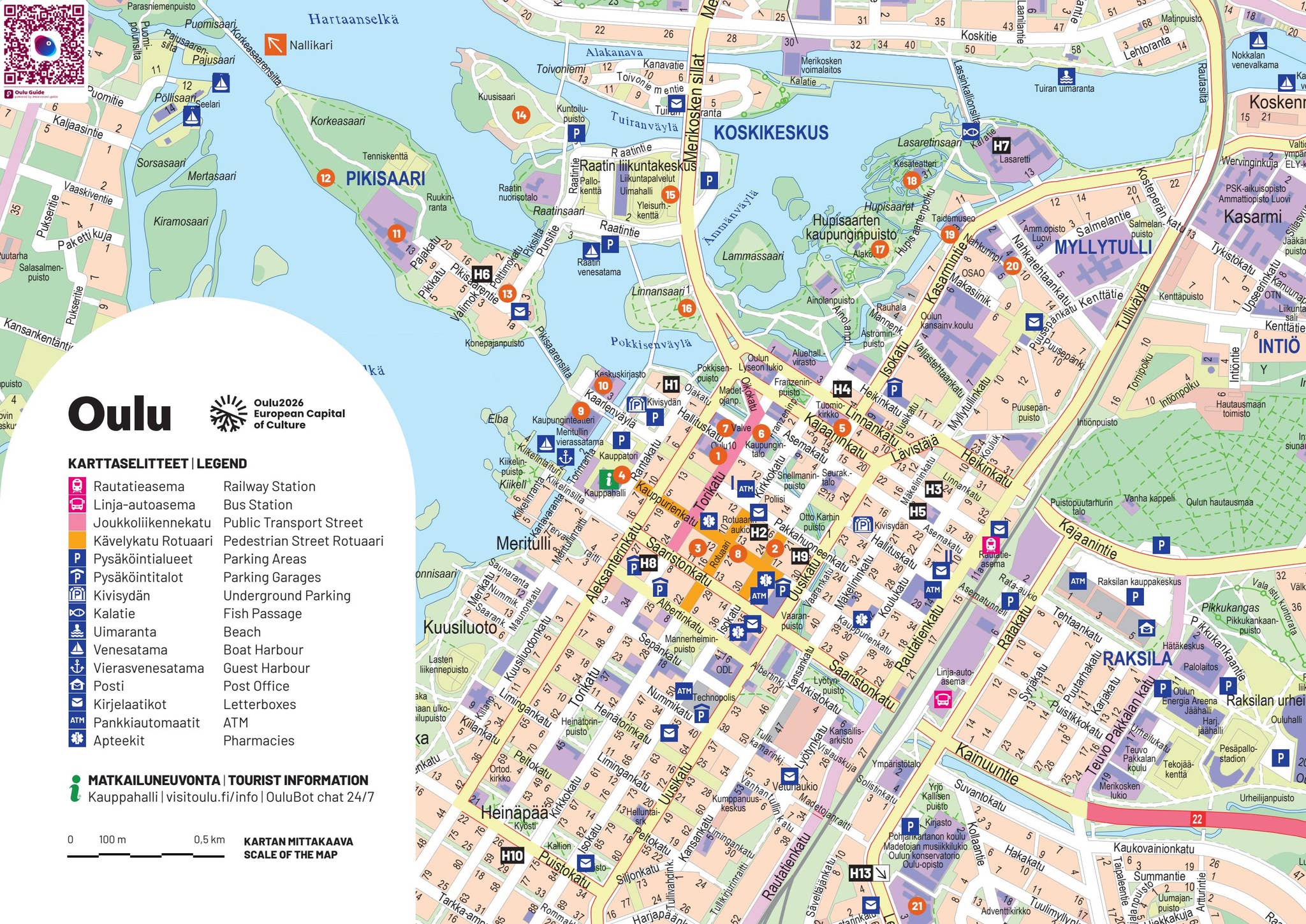 Oulu City Map by BusinessOulu - Issuu