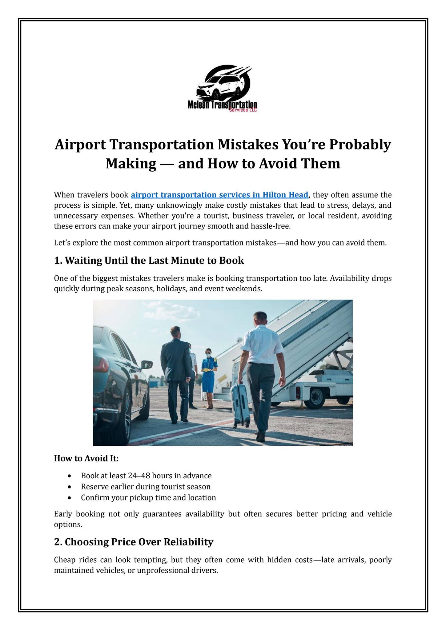 Airport Transportation Mistakes You’re Probably Making — and How to ...