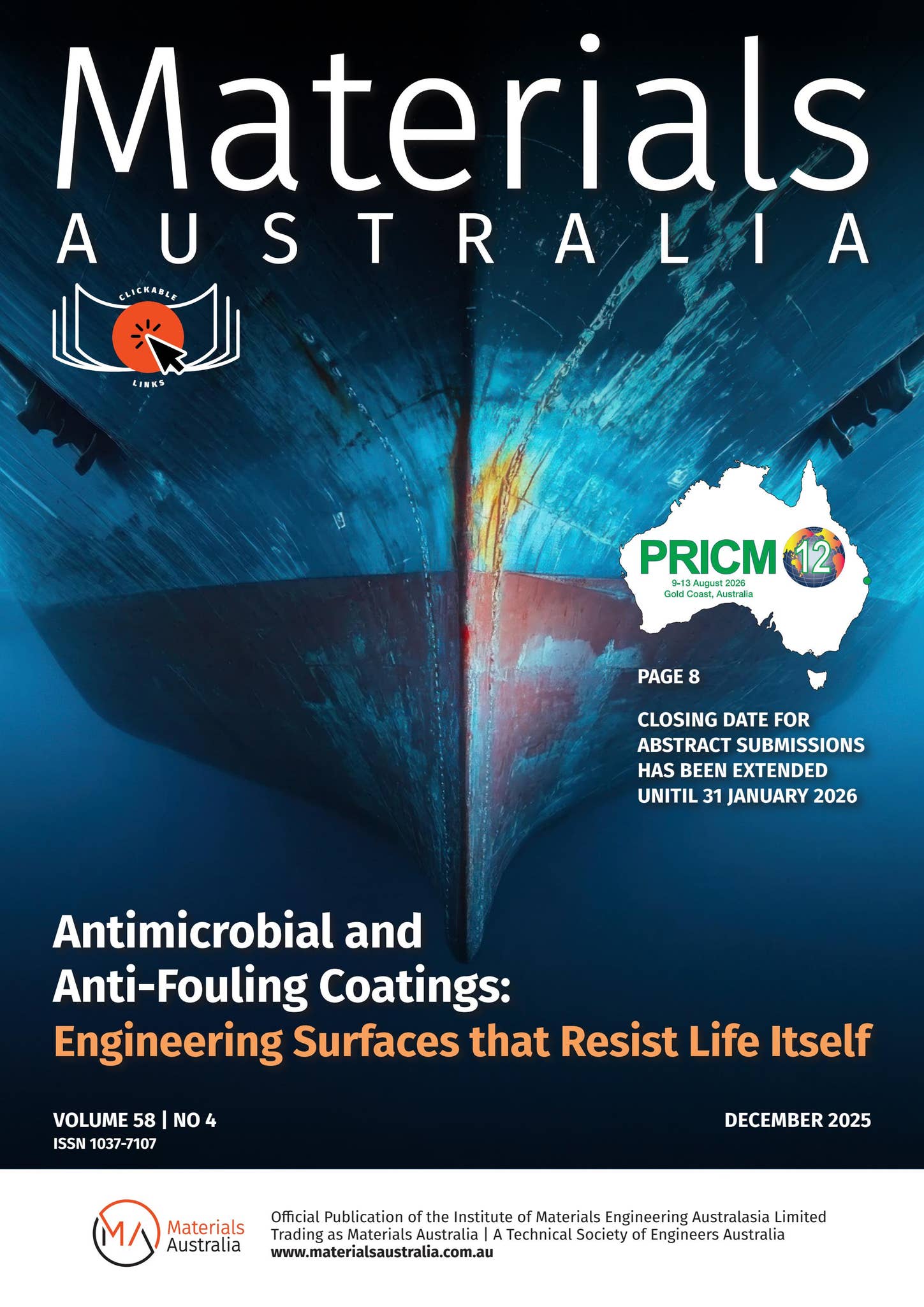 Materials Australia Magazine | December 2025 | Volume 58 | No 4 by ...