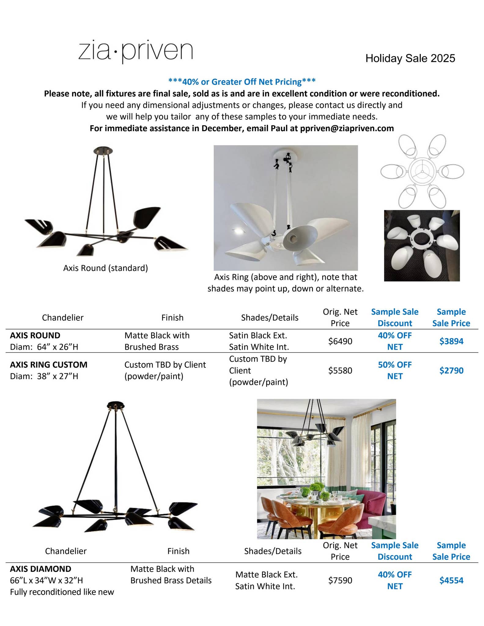 Holidays 2025 Floor Sample Sale Update by zia-priven - Issuu