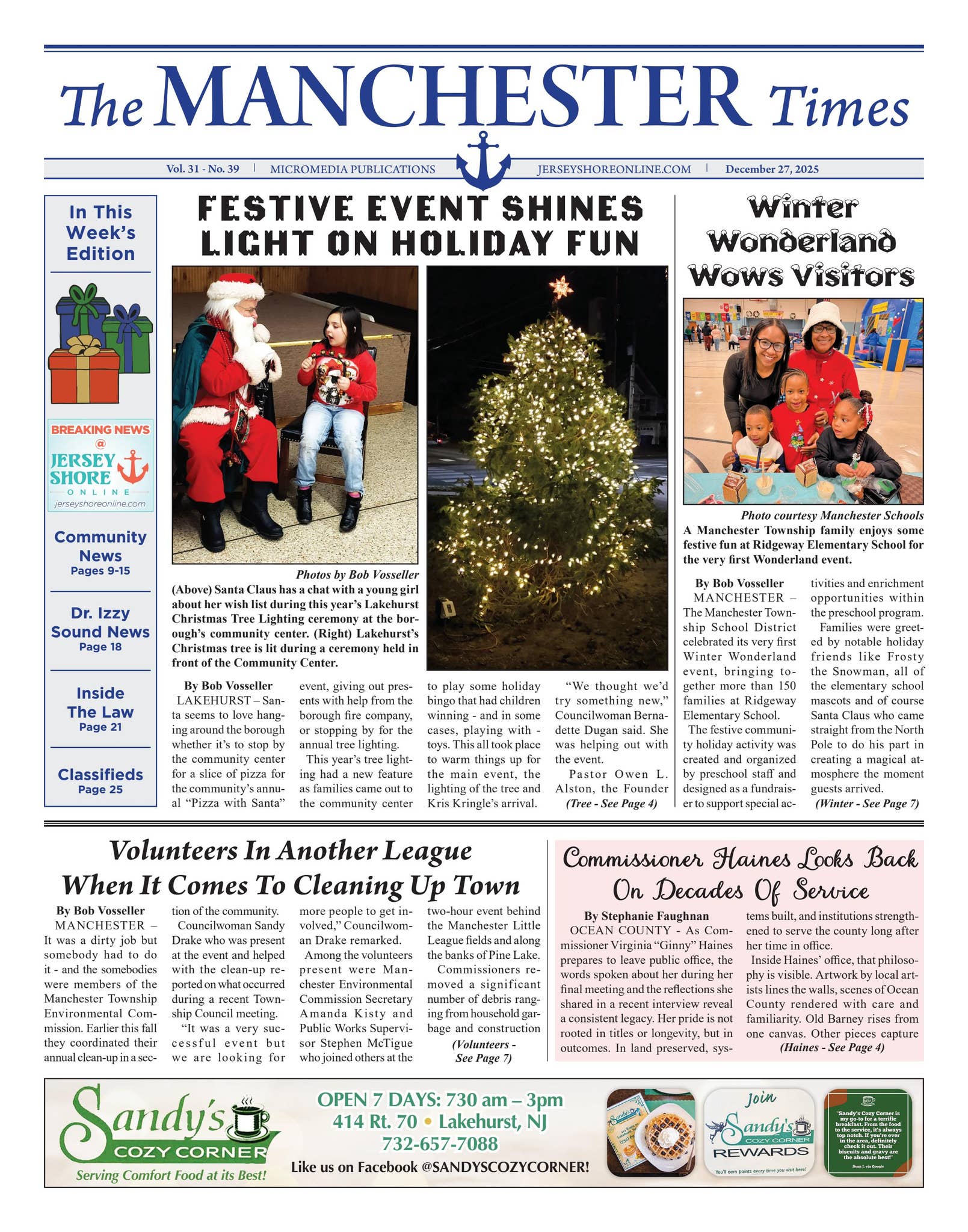 2025-12-27 - The Manchester Times by Jersey Shore Online - Issuu