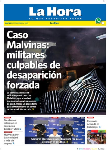 Los Ríos: 23 de diciembre, 2025 by DIARIO LA HORA - Issuu