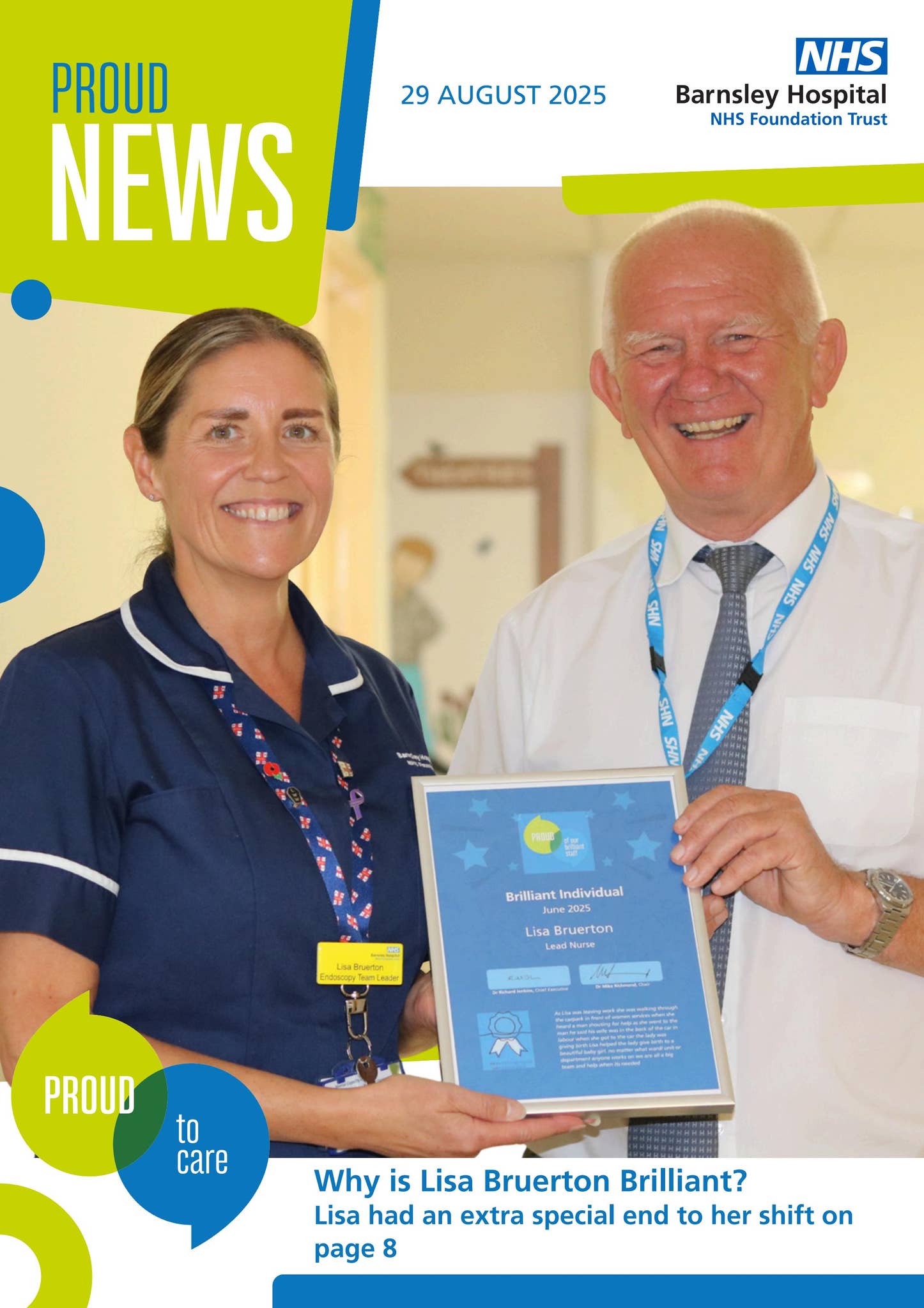 Proud News - Issue 50 - 29 August (3) by The Rotherham NHS Foundation ...