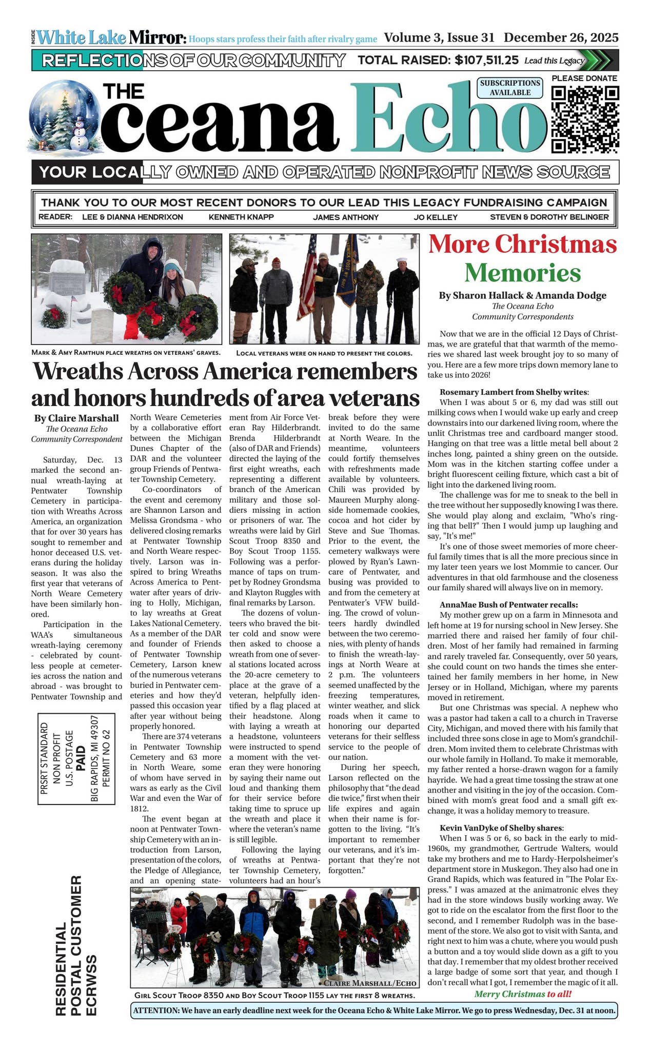 The Oceana Echo - Volume 3, Issue 31, December 26, 2025 by ...