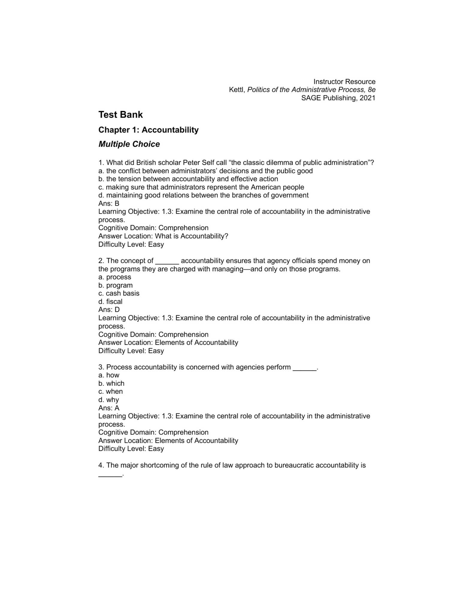 Politics of the Administrative Process, 8th Edition by Kettl, Donald ...
