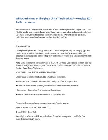 Chase_Travel_Change_Fees_Guide by Chase-Travel-Points - Issuu