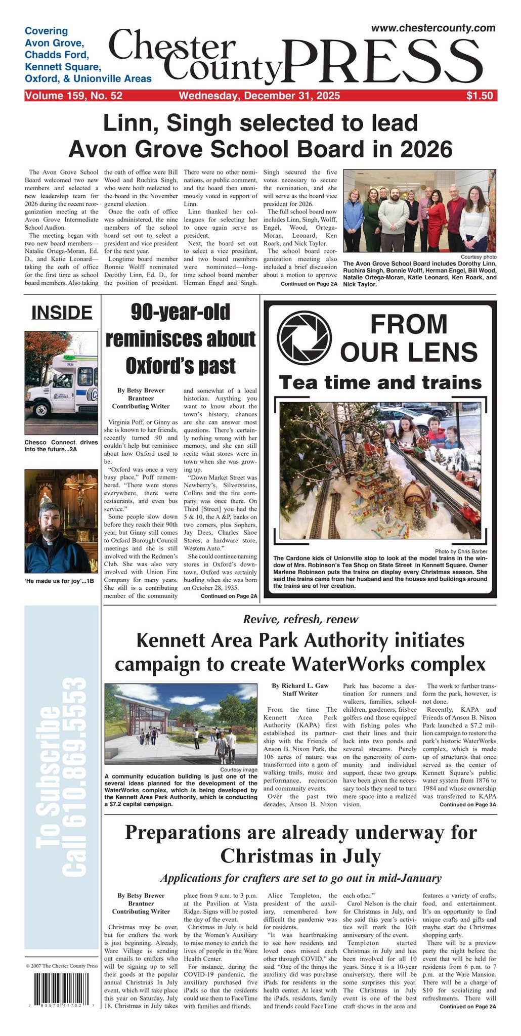Chester County Press 12-31-2025 Edition by Ad Pro Inc. - Issuu