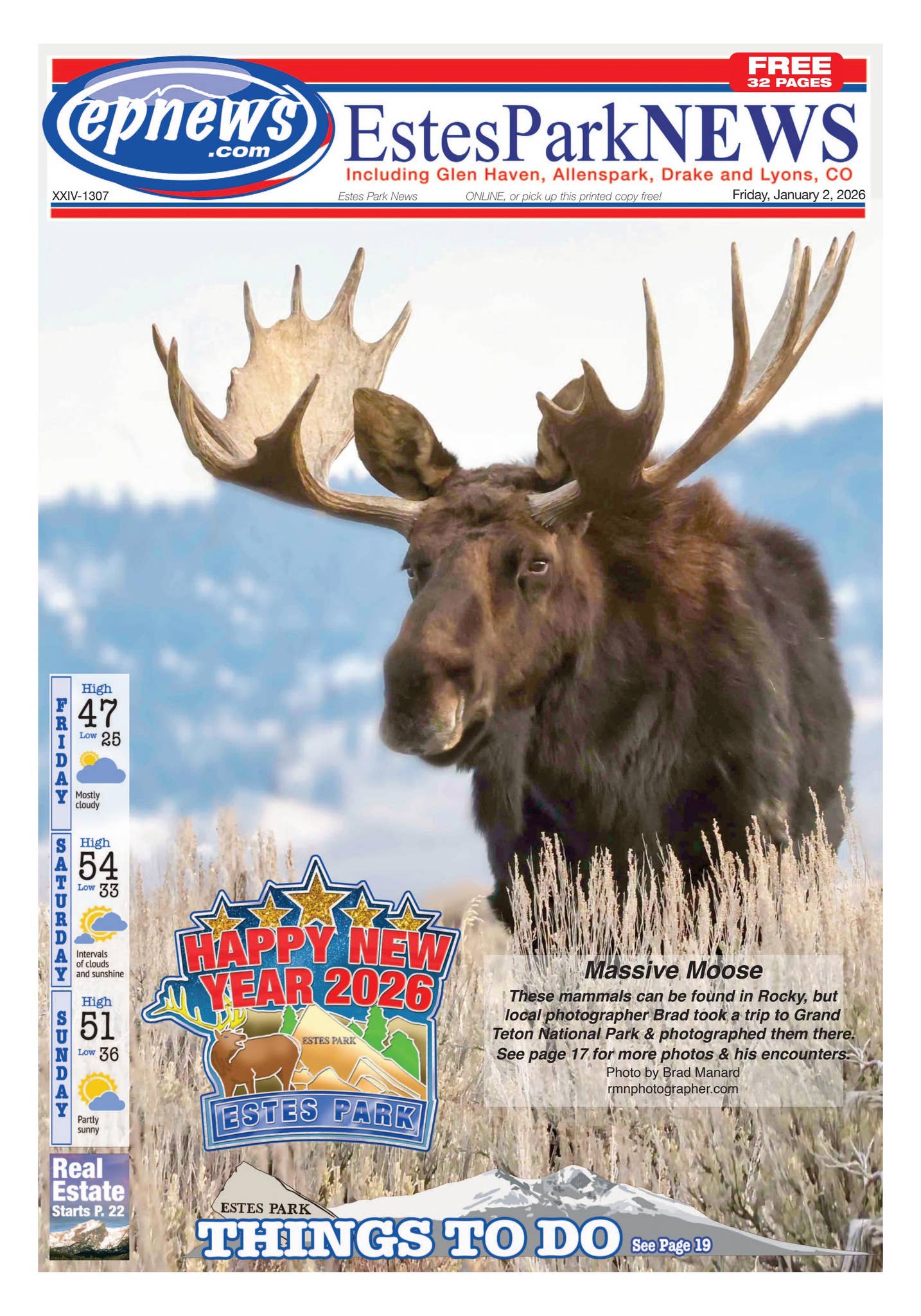 Estes Park News, January 2, 2026 by Estes Park News, Inc - Issuu