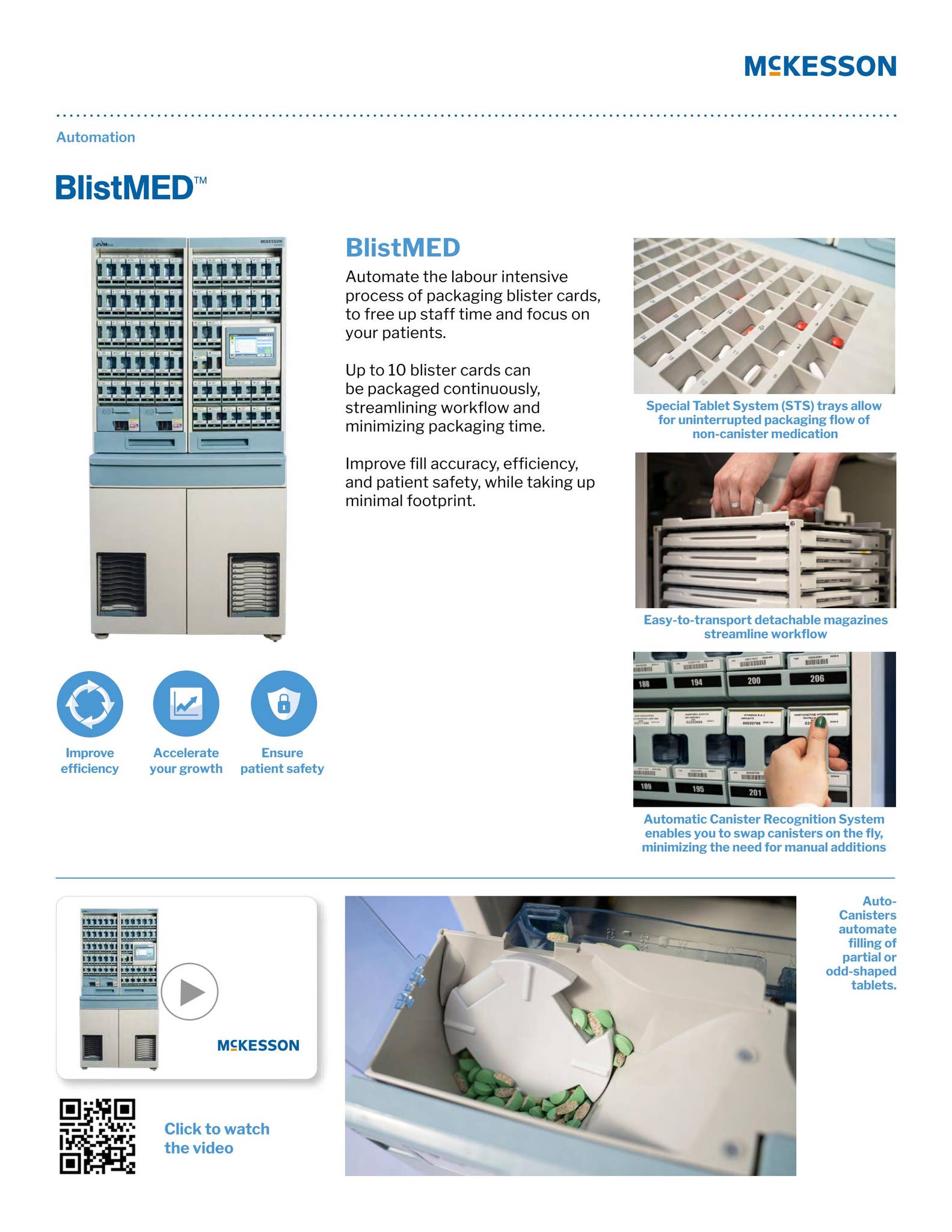 McKesson Pharmacy Automation - BlistMED by McKesson Technology ...