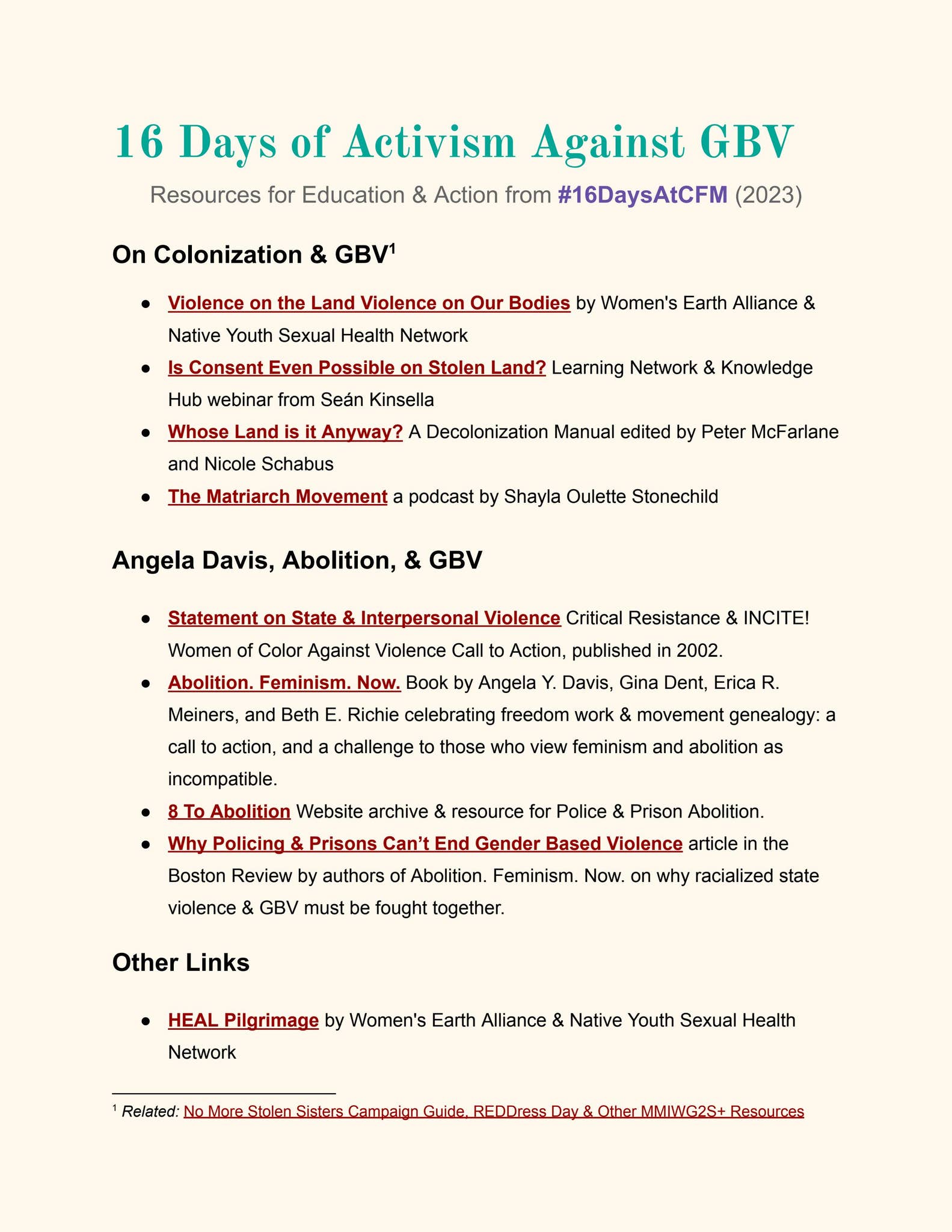 16 Days of Activism Against Gender Based Violence (2023) by ...