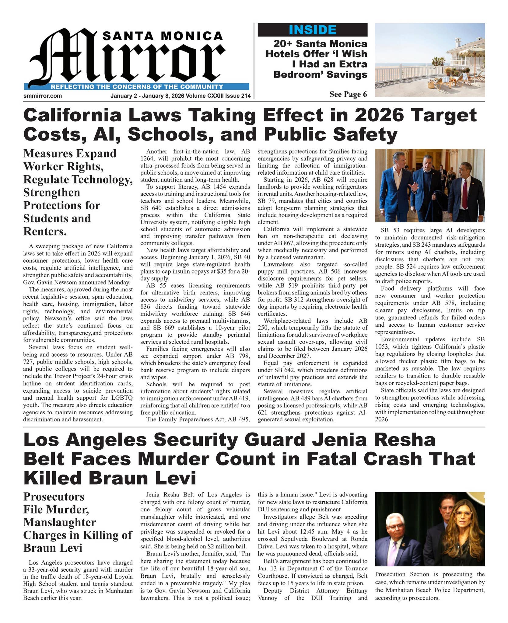 Santa Monica Mirror: Jan 02 - Jan 08, 2026 by Mirror Media Group/ Modoc ...