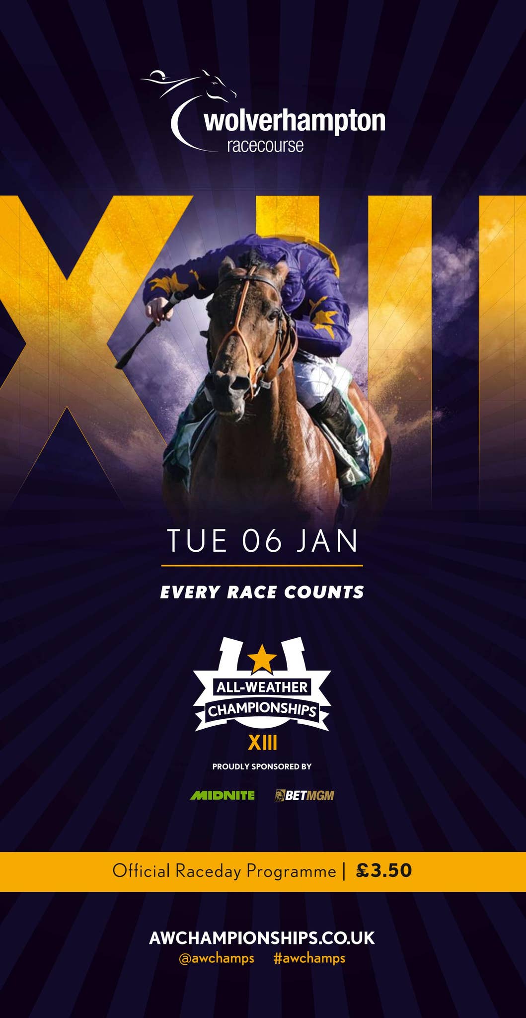Wolverhampton Racecard - Tuesday 6th January by Arena Racing Company ...