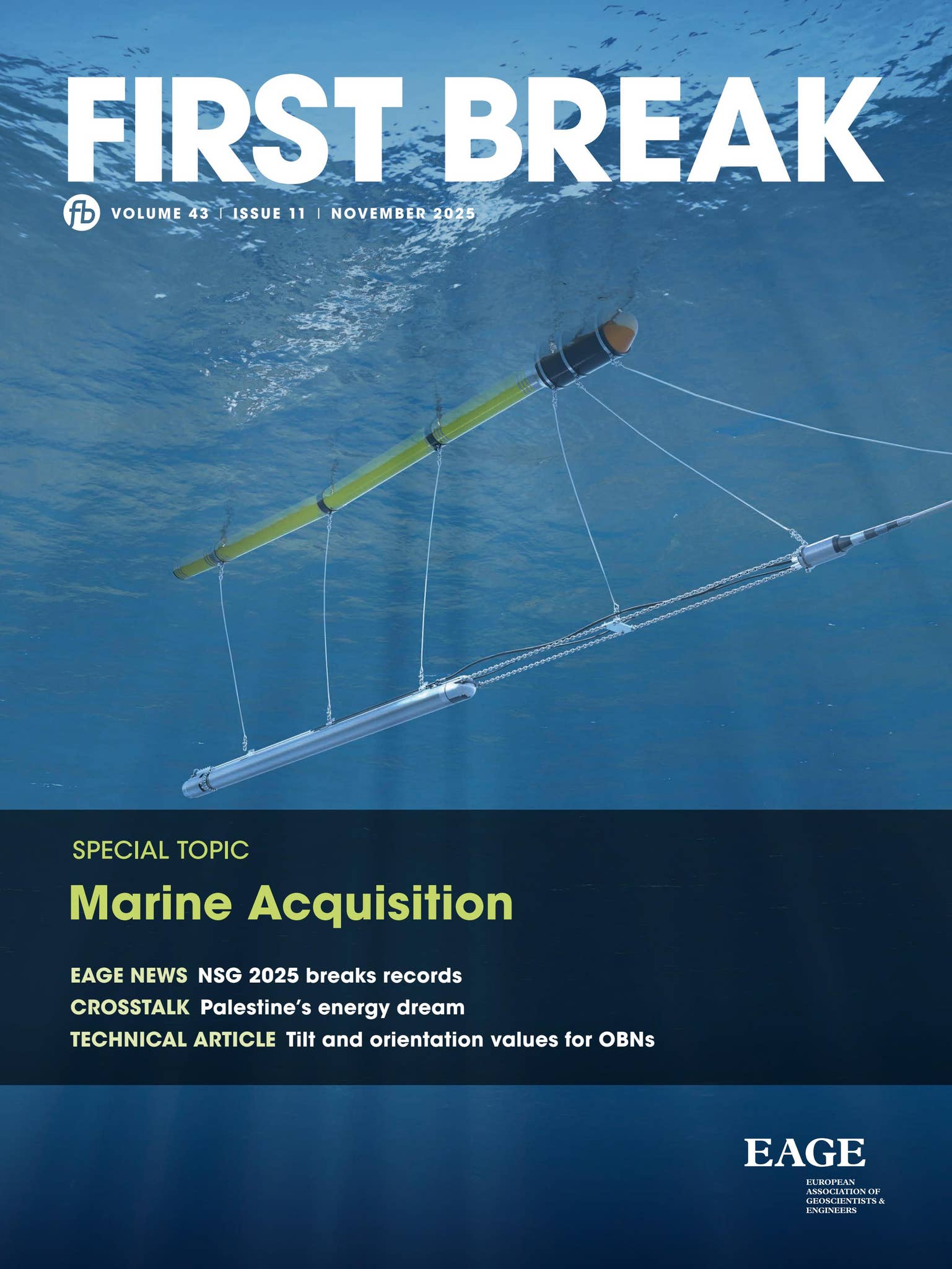 First Break November 2025 - Marine Acquisition by EAGE - Issuu