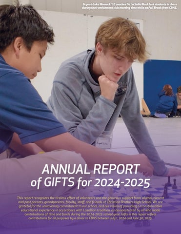 2024-2025 Annual Report by cbhsmemphis - Issuu