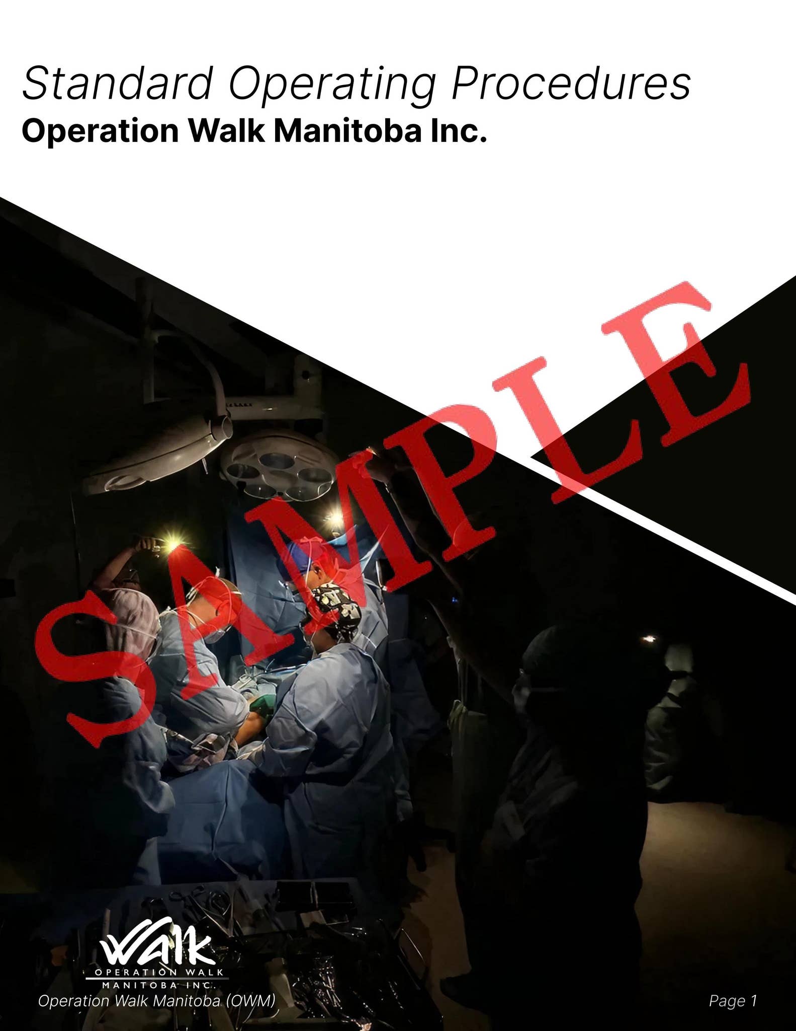 Operation Walk (SOP) sample draft binder Jan 2026 by ...