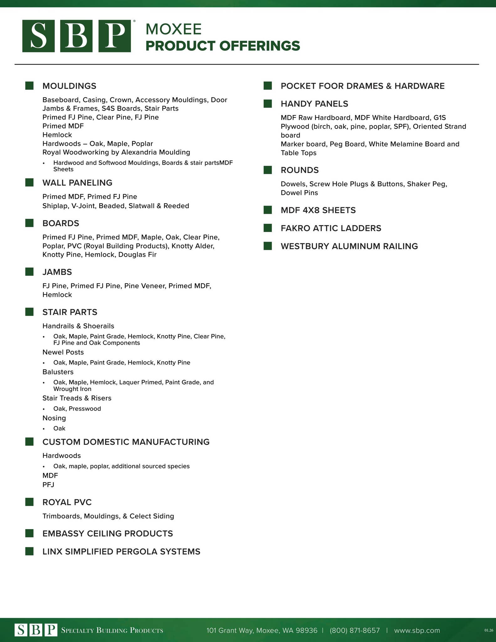 SBP Branch Line Card - Moxee by Specialty Building Products - Issuu