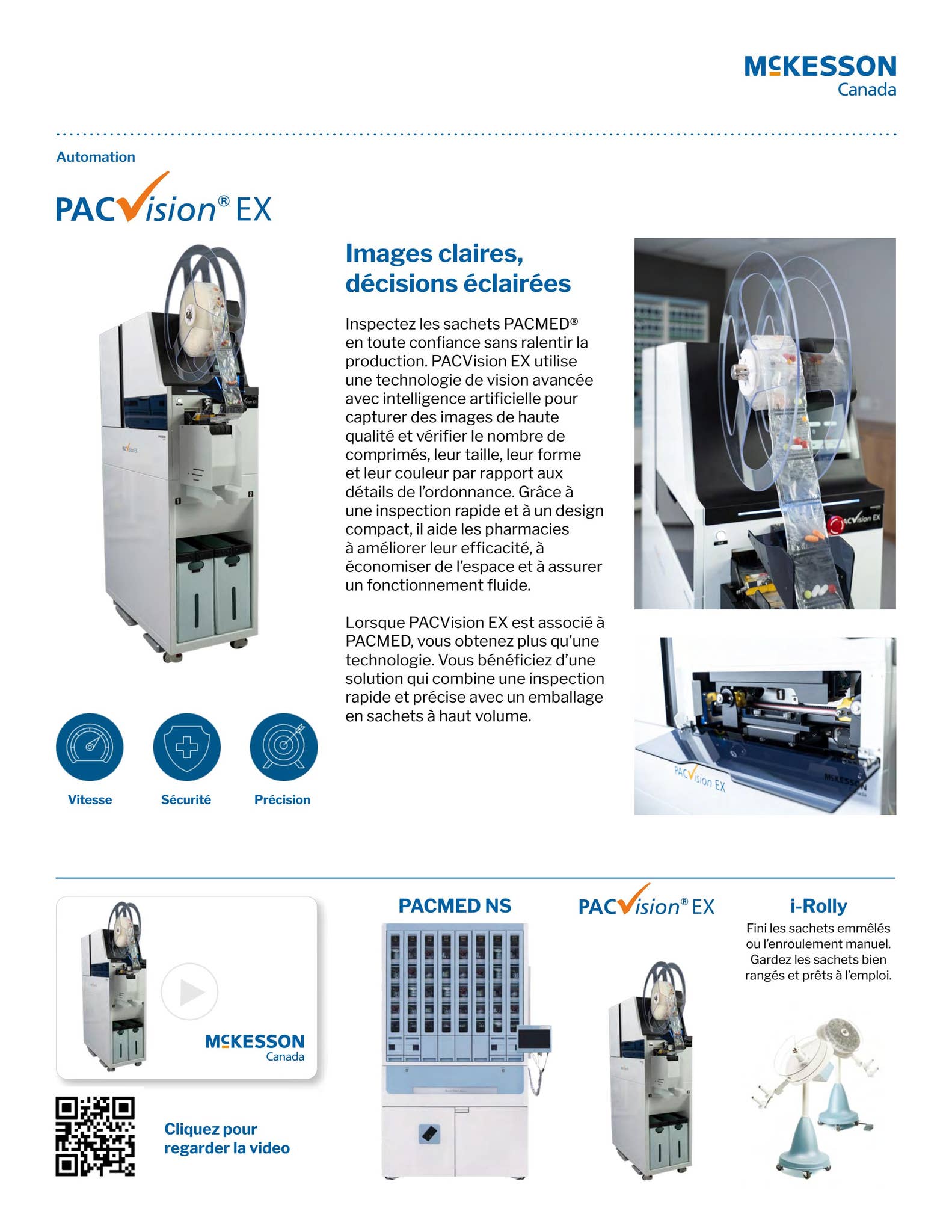 Technologie d'inspection - PACVision EX by McKesson Technology ...