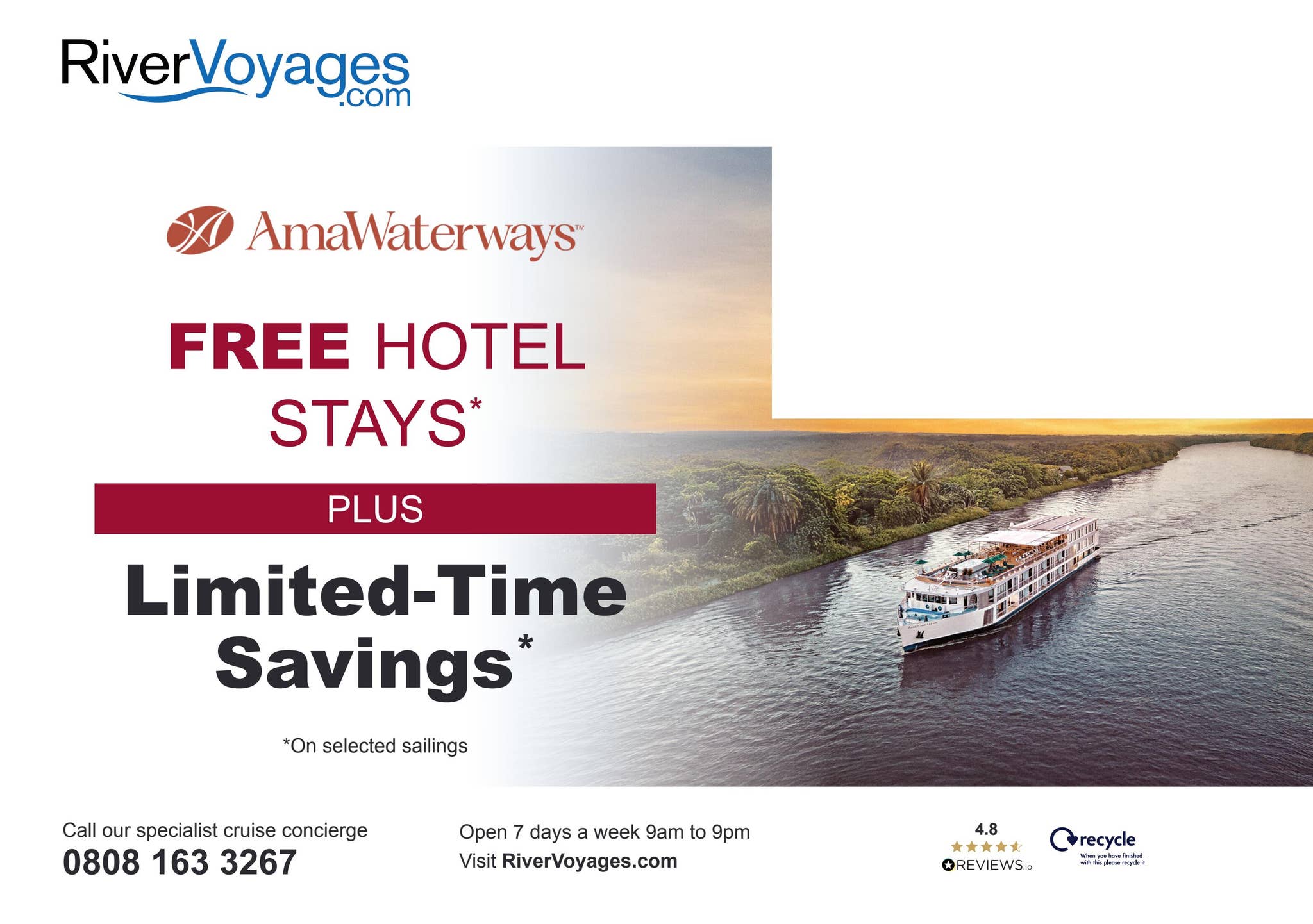 RiverVoyages - AmaWaterways January 2026 postcard by WTH (UK) Ltd - Issuu