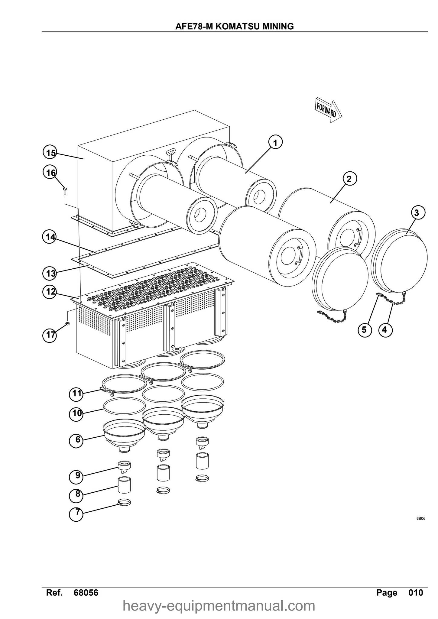 PARTS MANUAL - KOMATSU AFE78-M 930E-5 (US) RIGID DUMP TRUCK SN A40054 ...