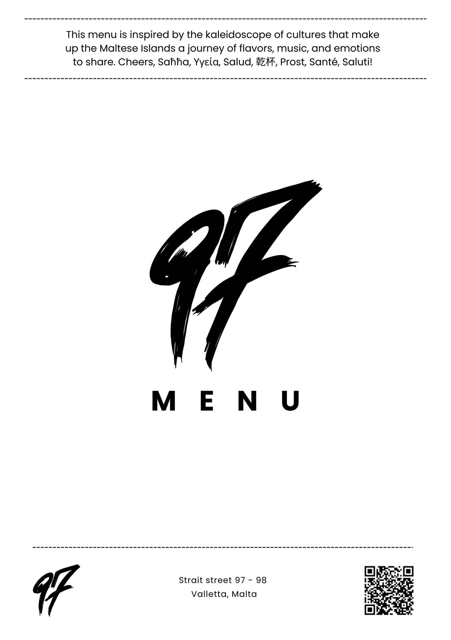 97Notes Menu Night by 97 Notes - Issuu