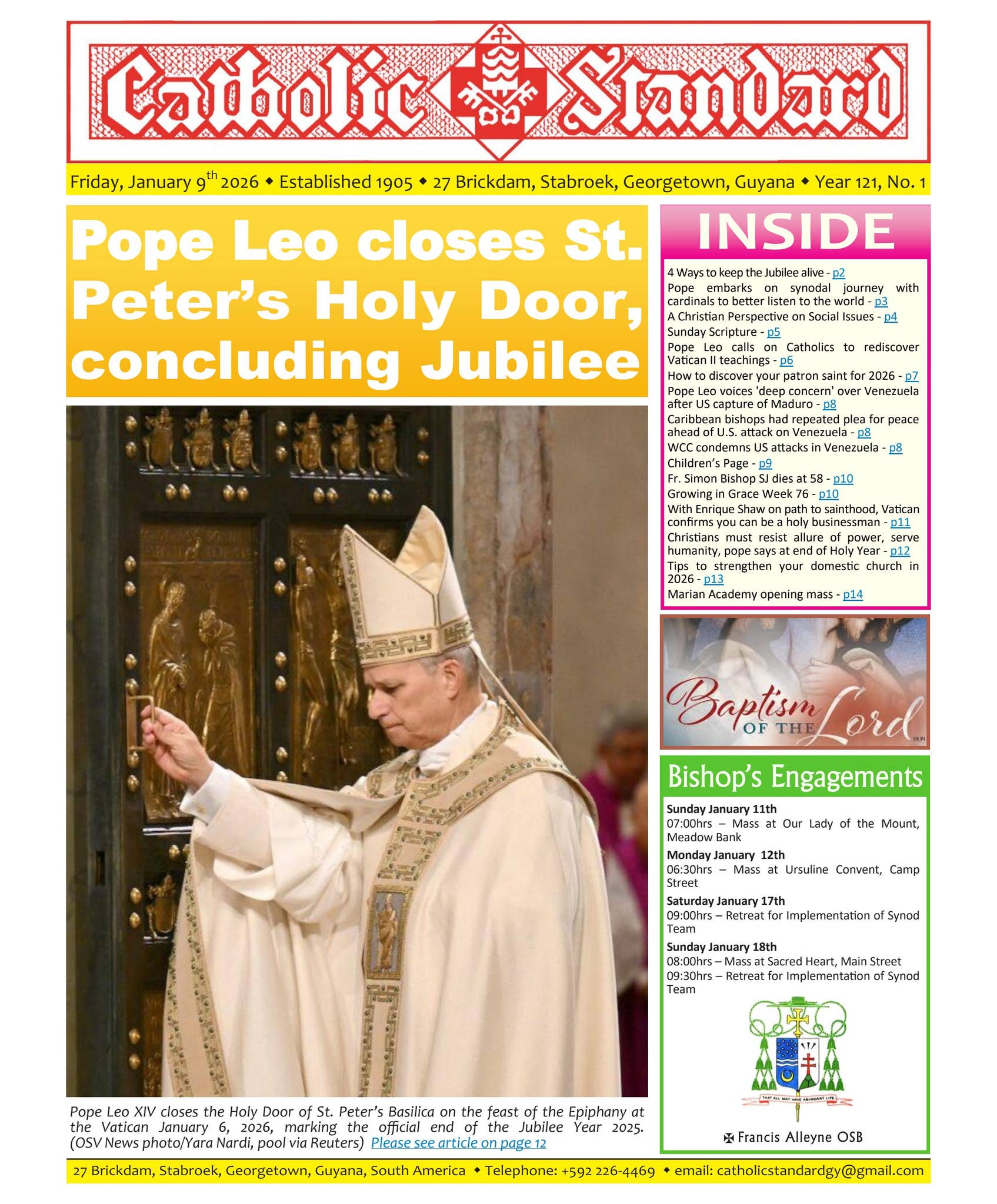 January 9th 2026_Catholic Standard by Catholic_Standard - Issuu