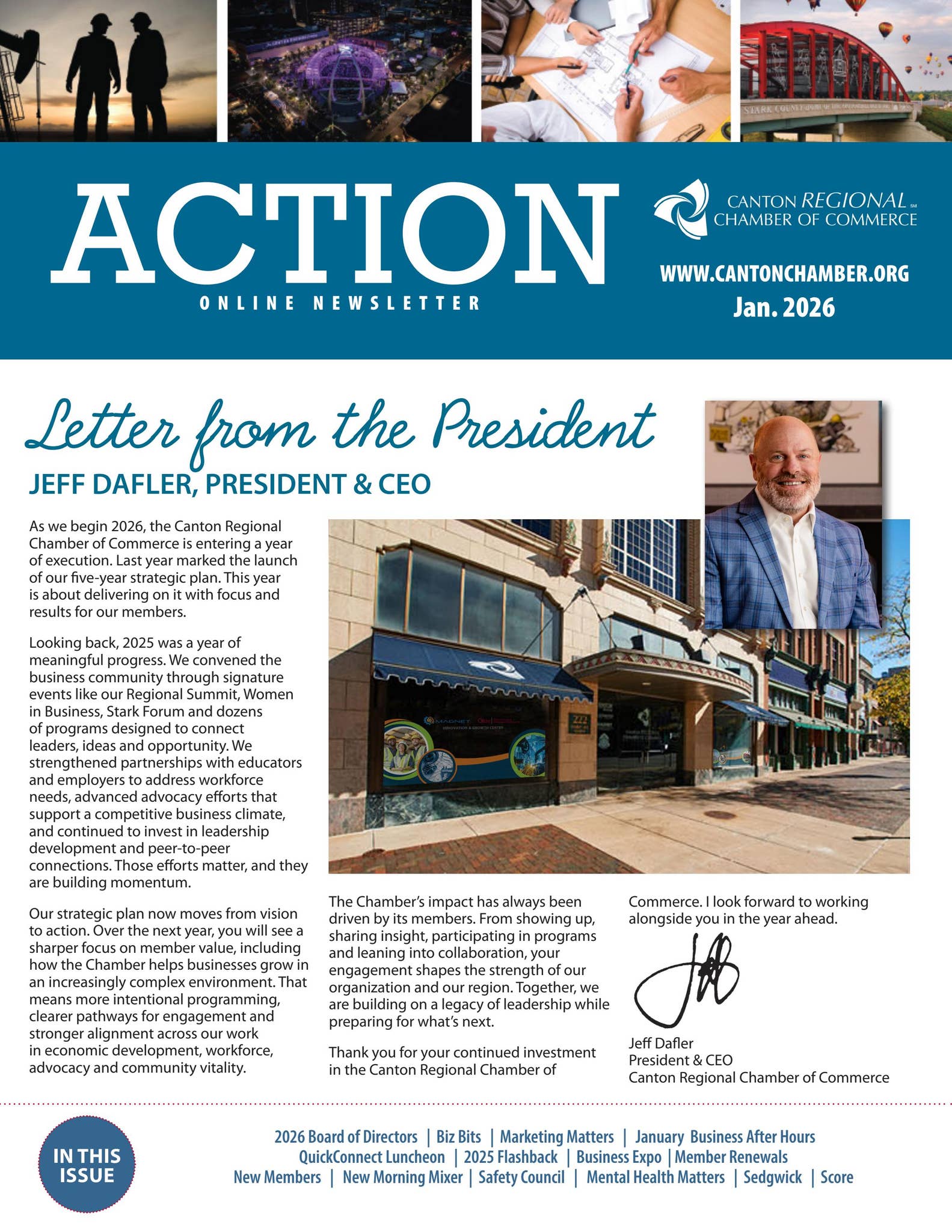 January ACTION Newsletter 2026 by Canton Regional Chamber of Commerce ...