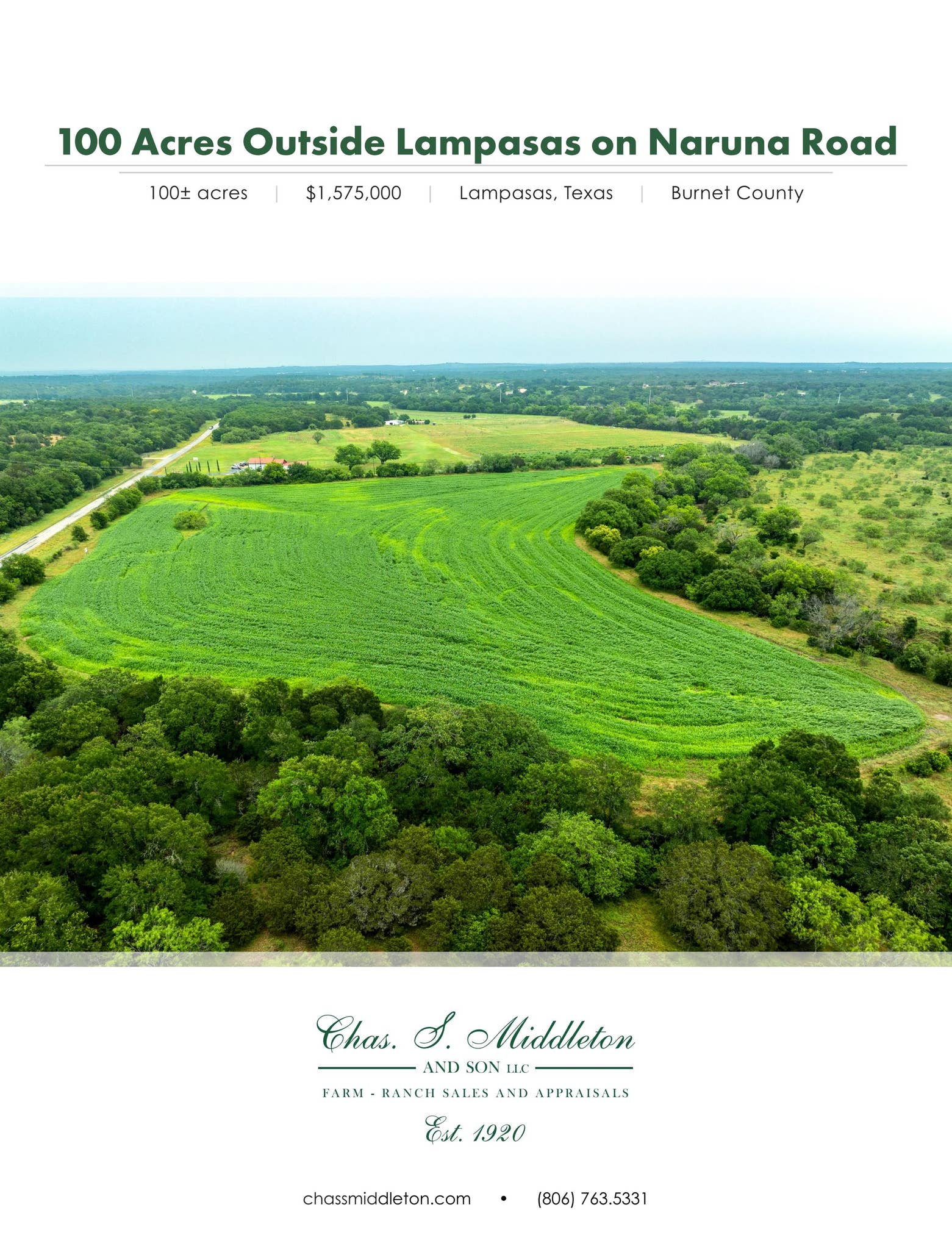 100 Acres Outside Lampasas on Naruna Road | Burnet County, Texas by ...