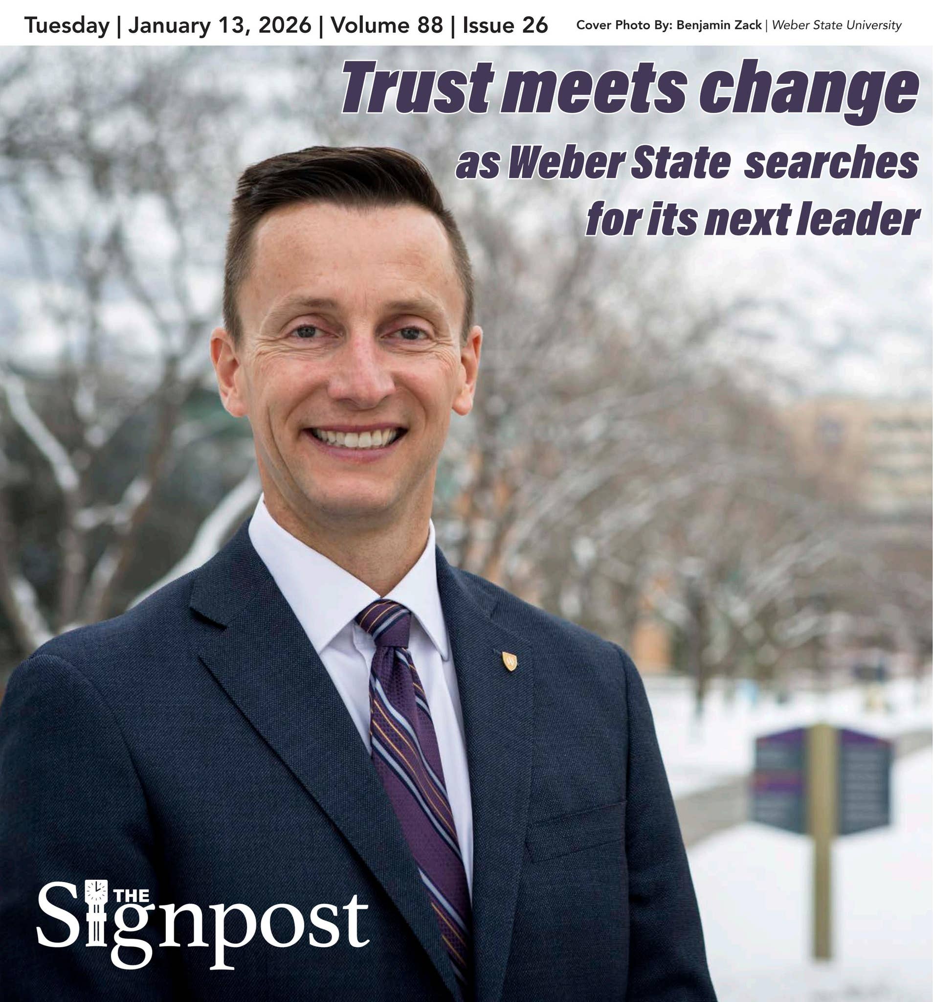 Trust meets change: The Signpost 1/13/2026 by The Signpost - Weber ...