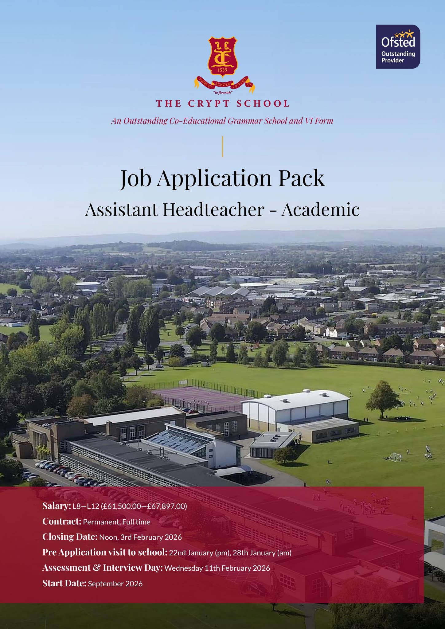 Job Application Pack AH - Academic by The Crypt School - Issuu