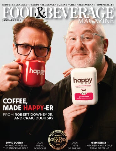 Food & Beverage Magazine - January Issue 2026 Celebrity Cover by Food ...