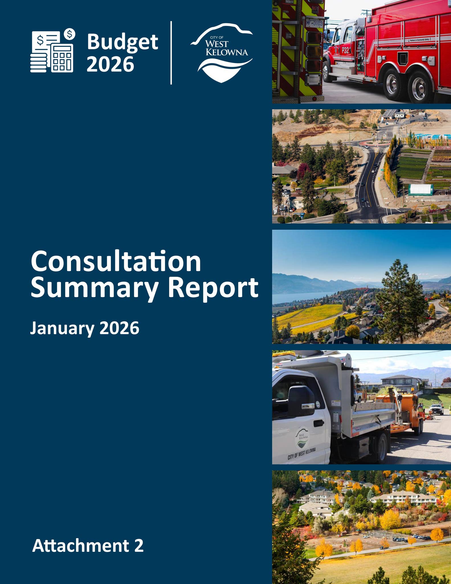 2026 Budget Consultation Summary Report by City of West Kelowna - Issuu