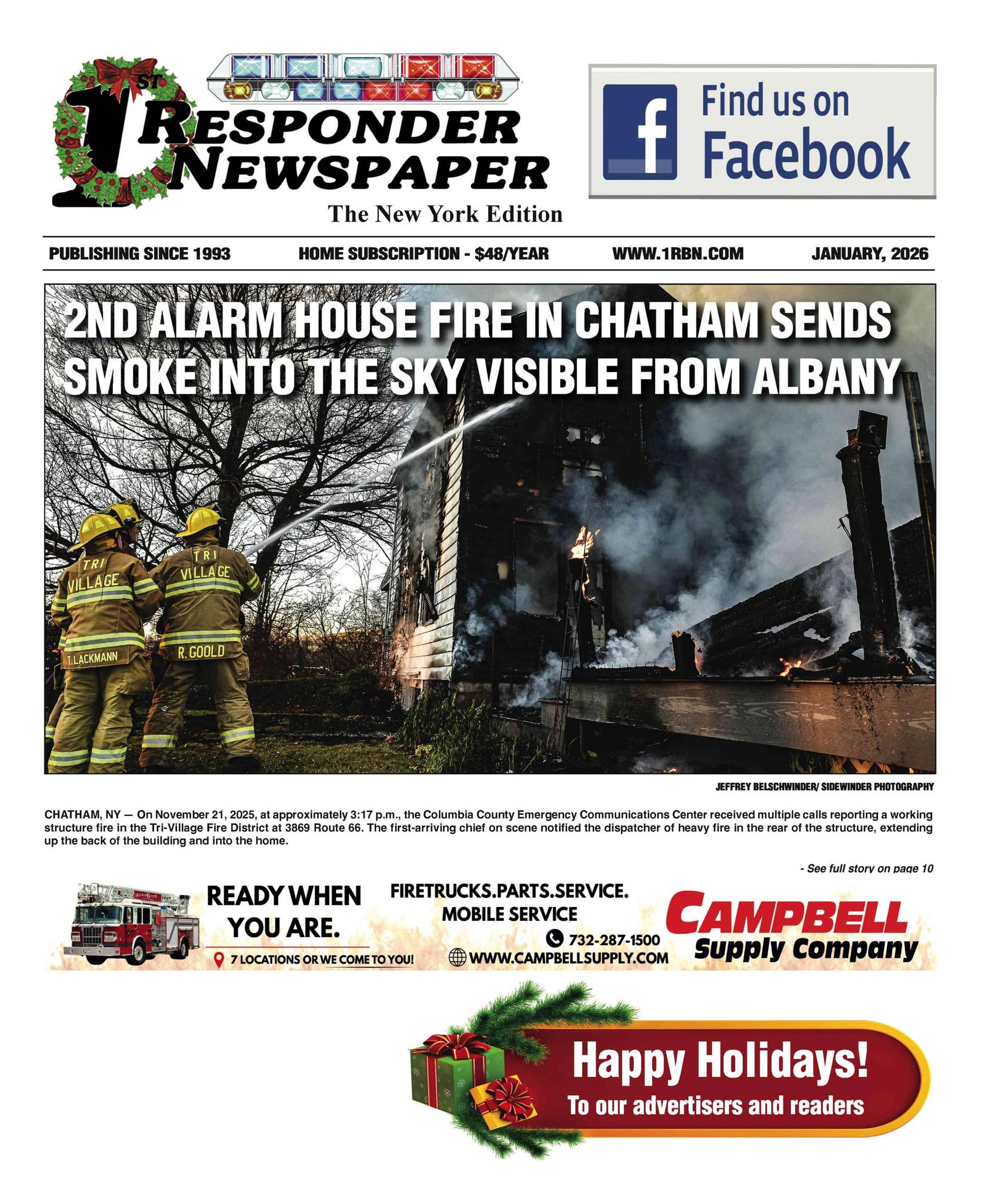 1st Responder News New York January Edition by Belsito Communications ...