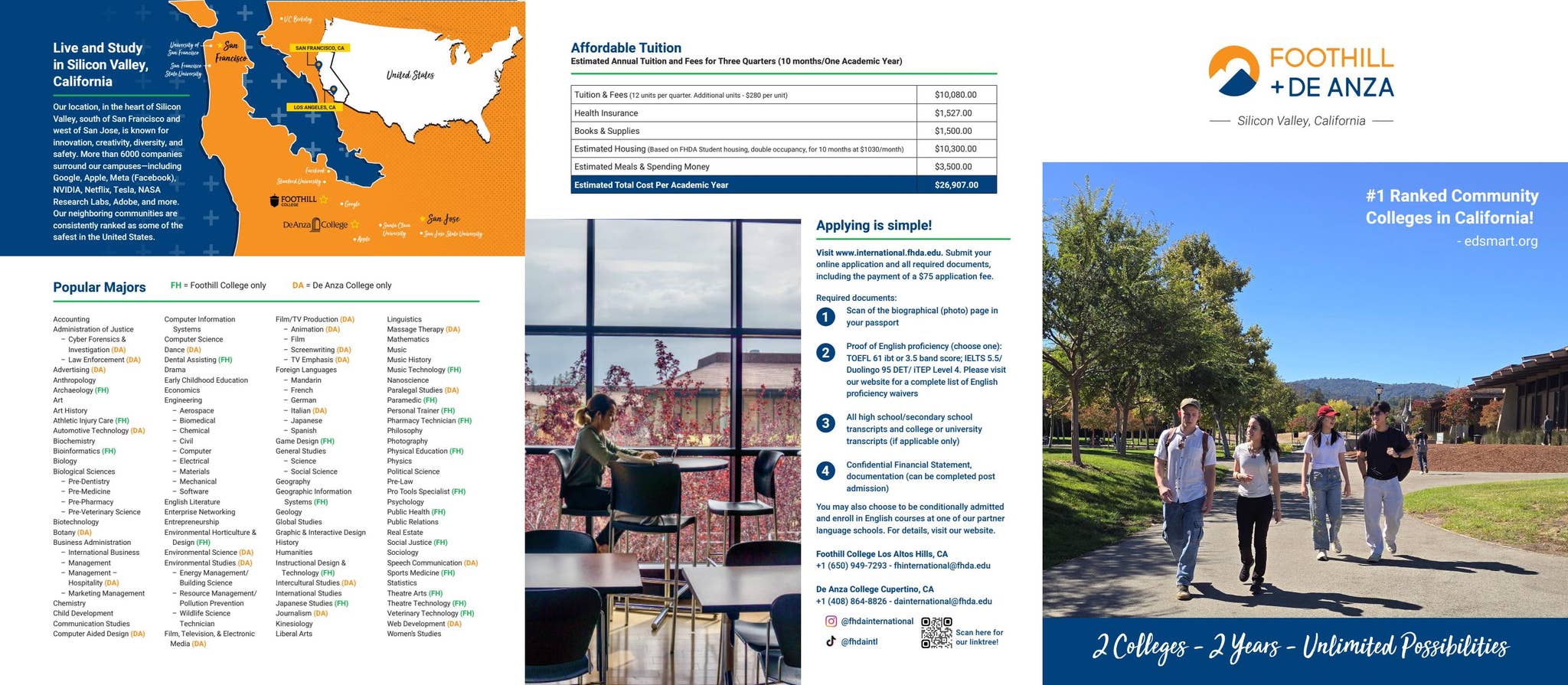 FHDA Fact Sheet Brochure 2025 by Foothill + De Anza Colleges - Issuu