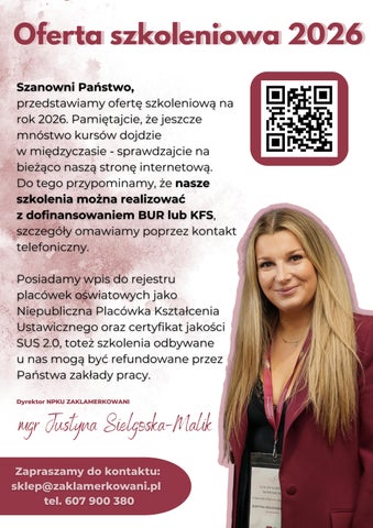 ULOTKA SZKOLENIA KLAMERKA – kopia by Katarzyna Biniszewska - Issuu