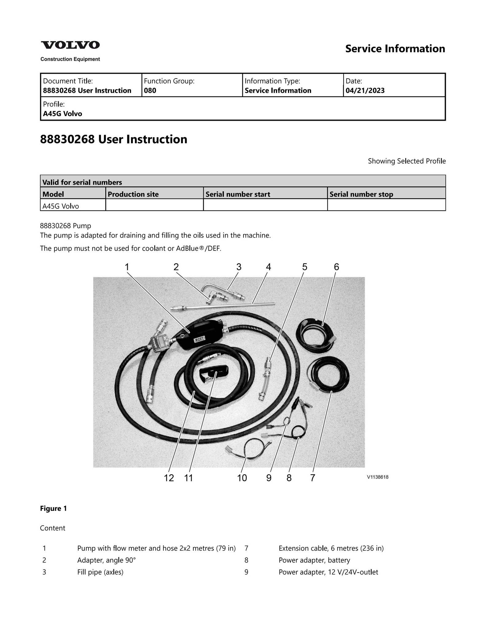 Service Manual - Volvo A45g Excavator Pdf by Heavy Equipment Manual - Issuu