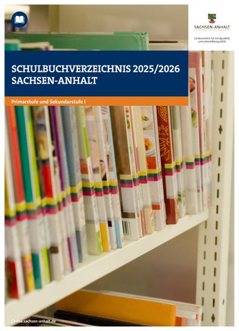 Schulbuchverzeichnis 2025/26 by lisa-sachsenanhalt - Issuu