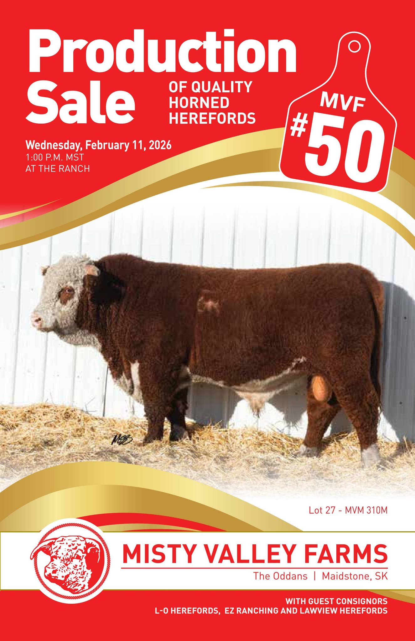 Misty Valley Farms 50th Annual Production Sale - Maidstone, SK by DLMS ...