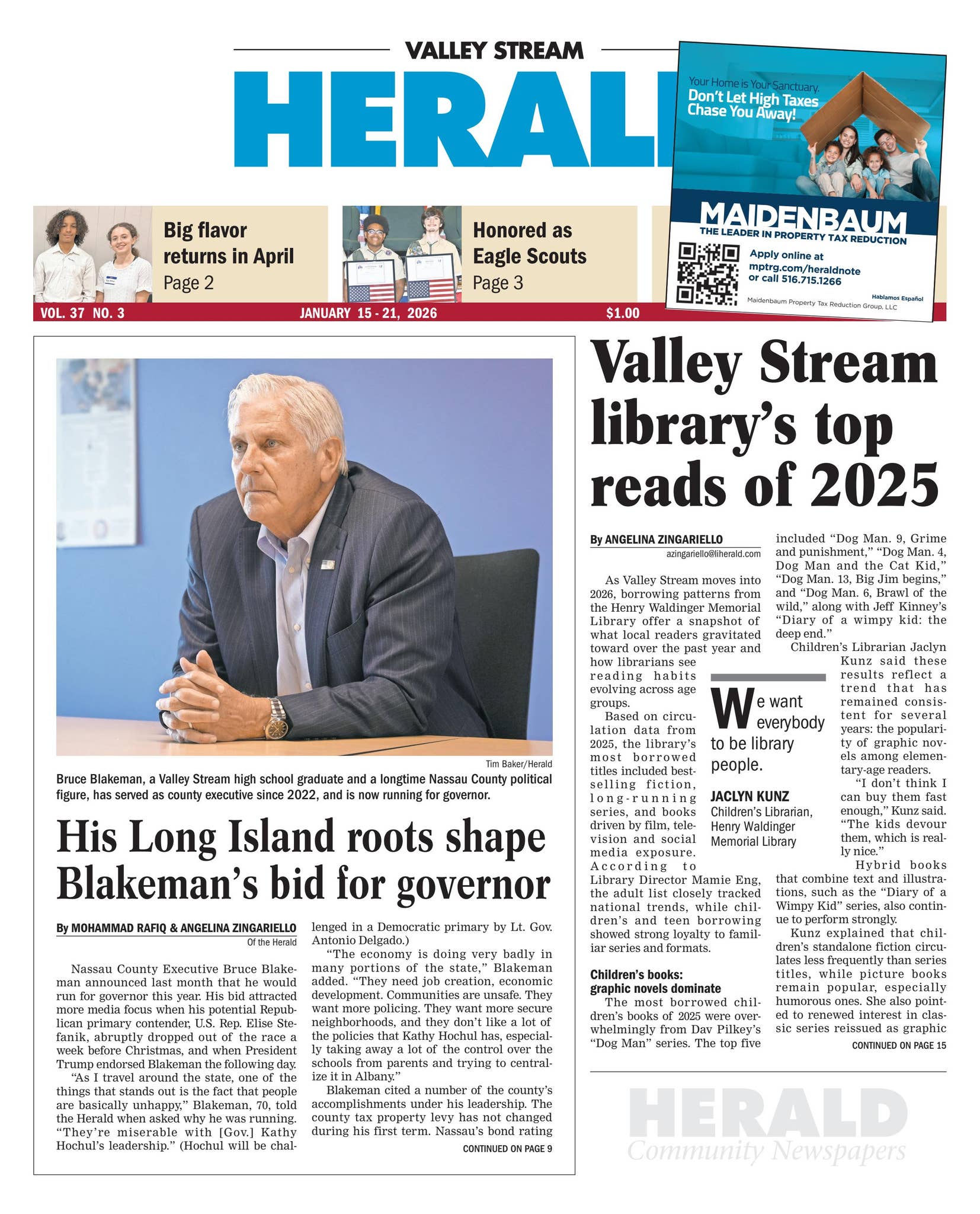 Valley Stream Herald 01-15-2026 by Richner Communications, Inc - Issuu