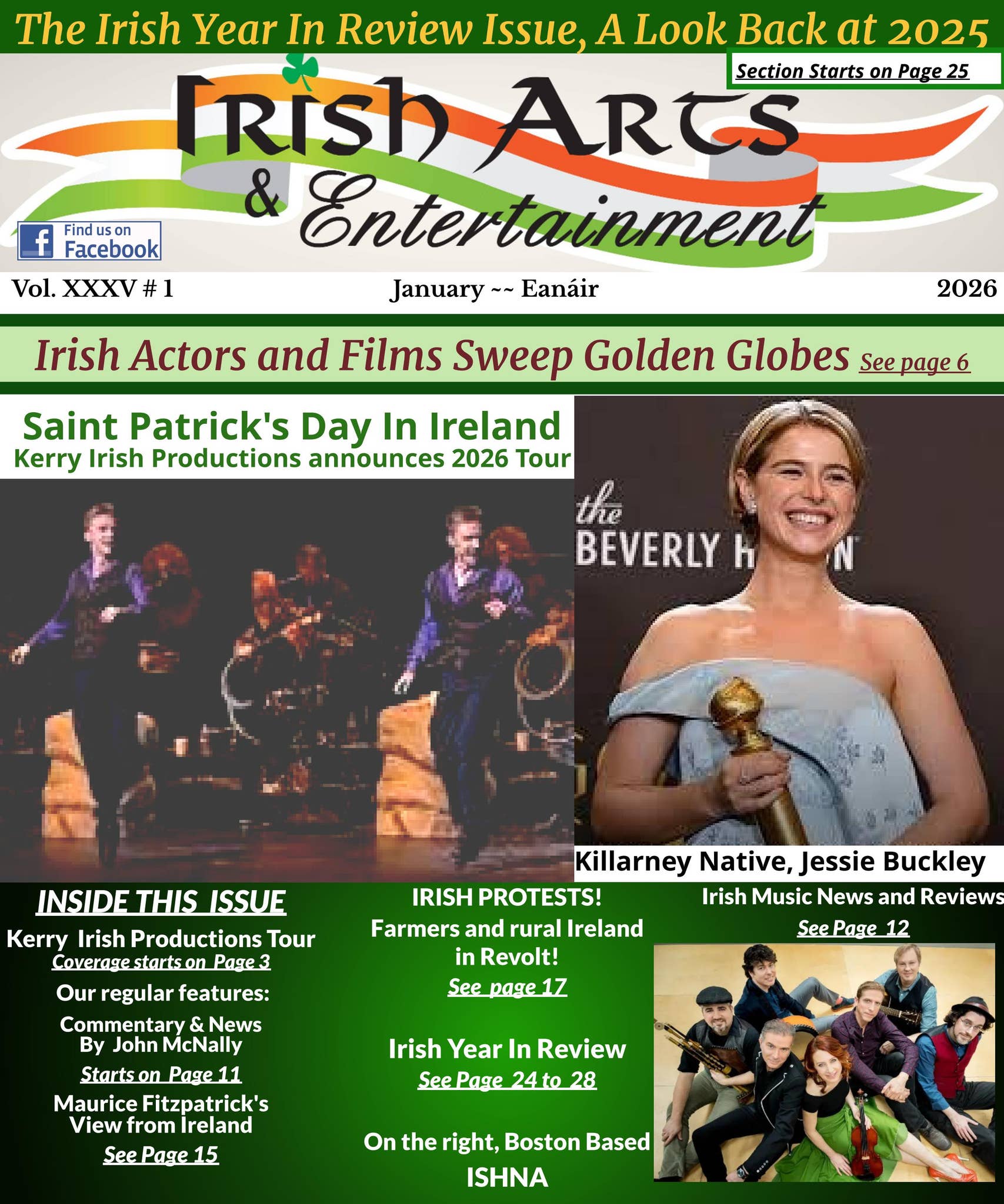 January 2026 YIR for 25 post first by Irish Arts & Entertainment - Issuu