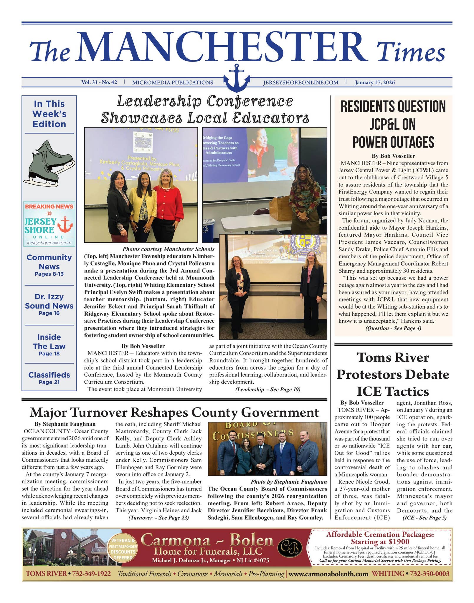 2026-01-17 - The Manchester Times by Jersey Shore Online - Issuu