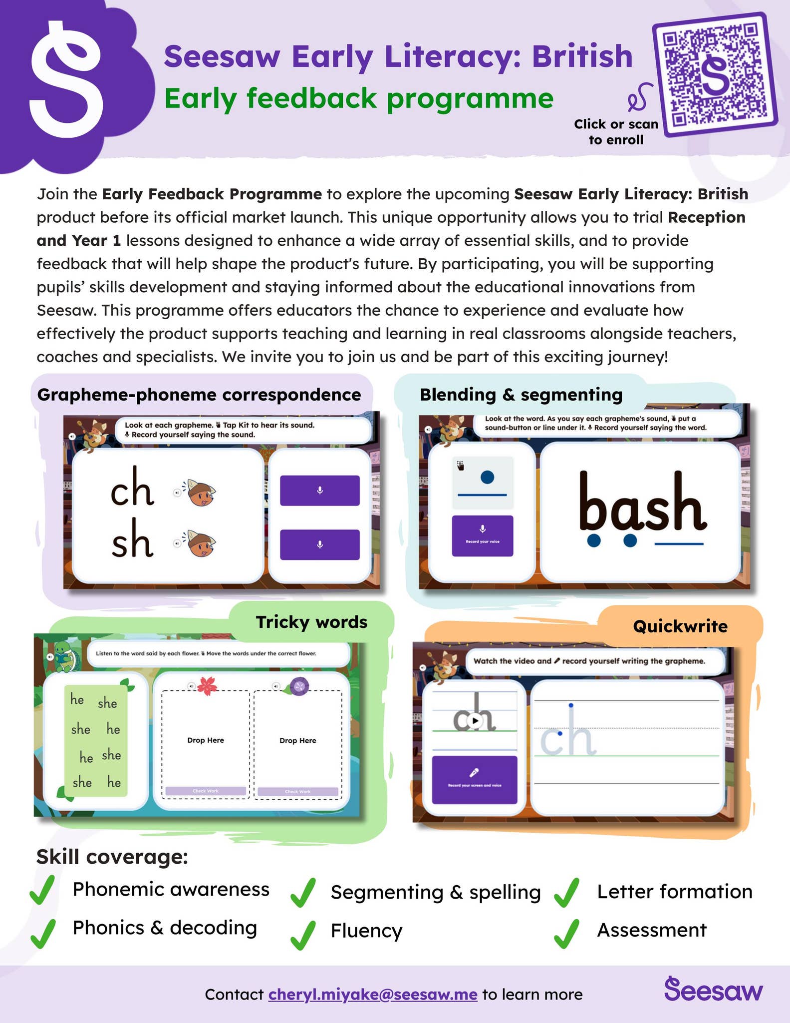 Seesaw Early Literacy: British by seesawlearning - Issuu
